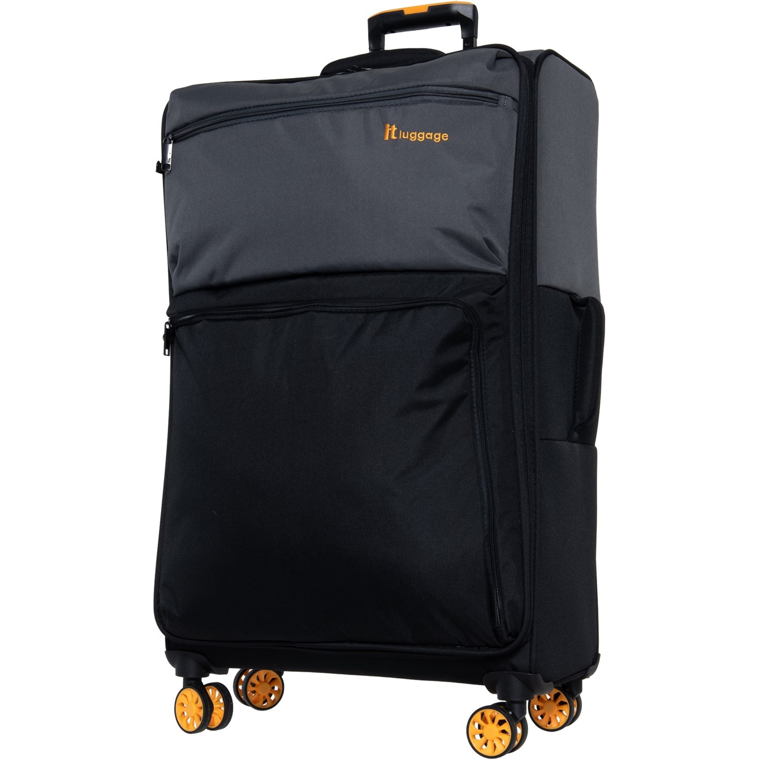 IT Luggage 31” Duo-Tone Spinner Suitcase - Softside, Pewter-Black ...