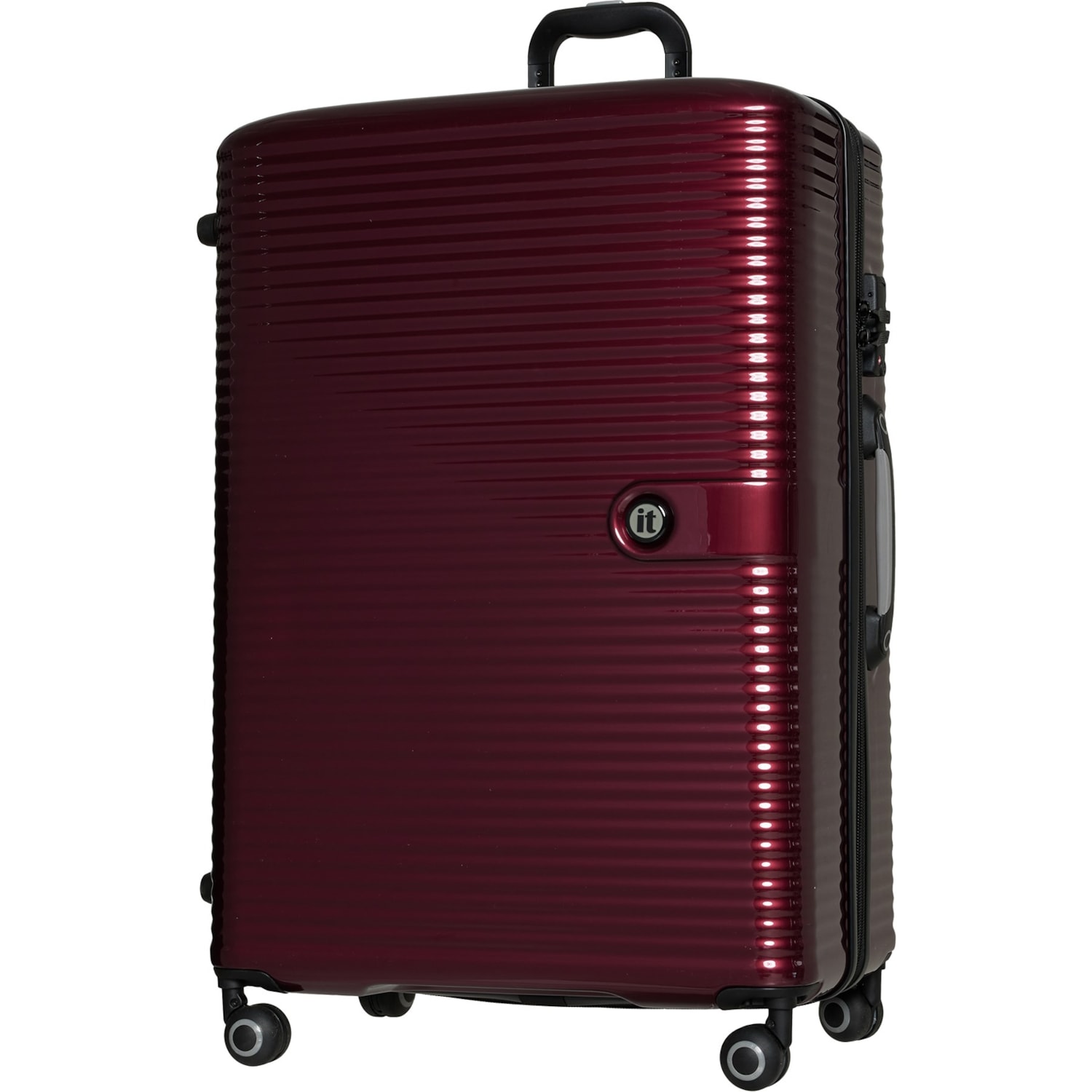 IT Luggage 31.3” Helixian Spinner Suitcase - Hardside, Expandable, Wine ...