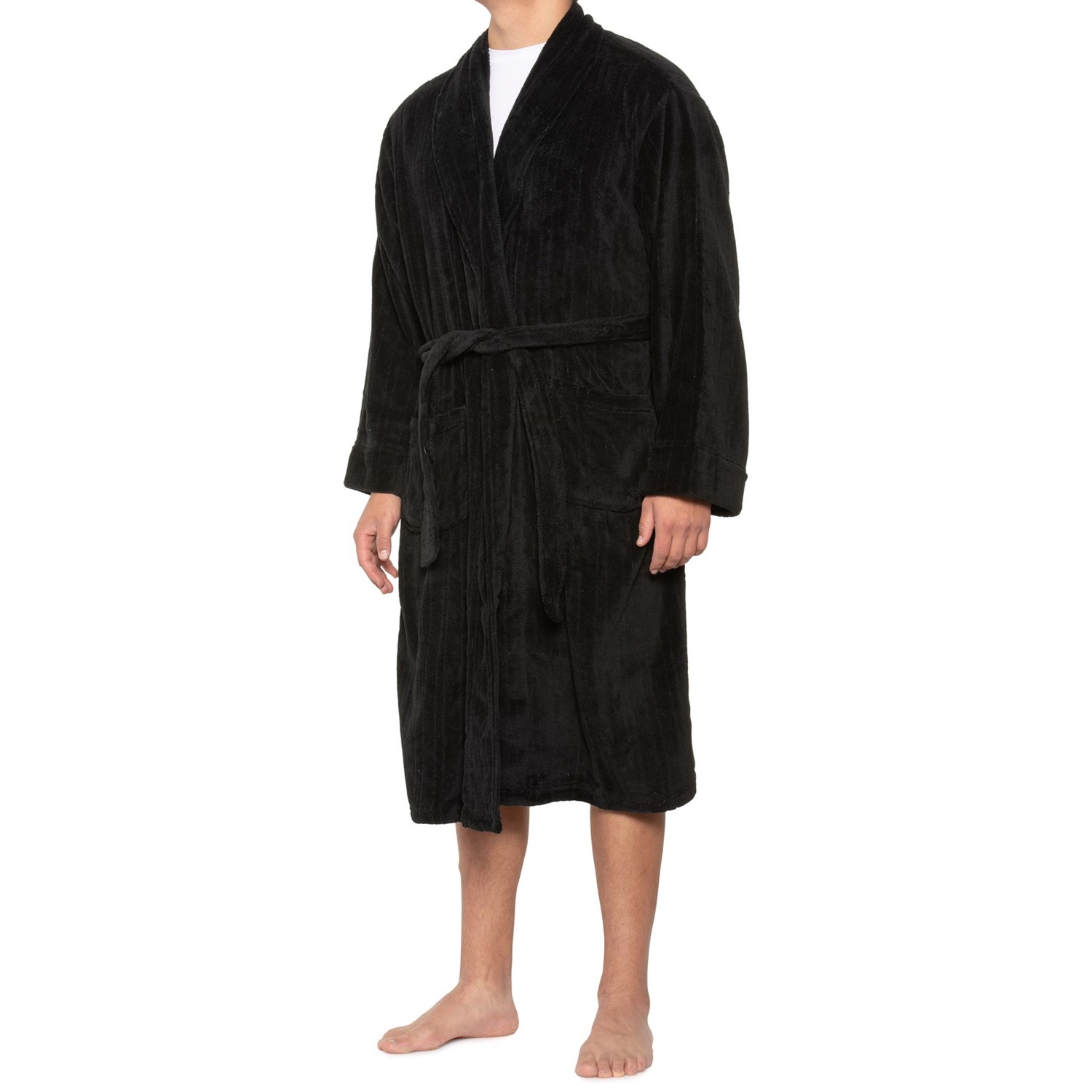 IZOD Fleece Drop Needle Lounge Robe (For Men) - Save 63%