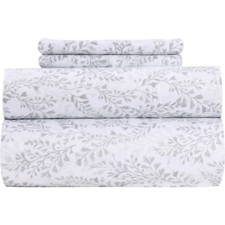 J Joie King Soft Vines Sheet Set - Shadow - Save 50%