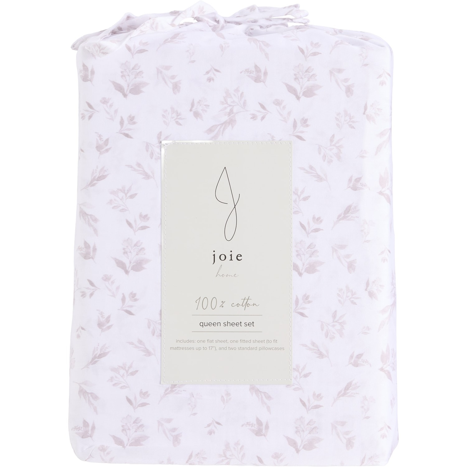 J Joie Queen Bethany Floral Sheet Set - Mauve - Save 50%