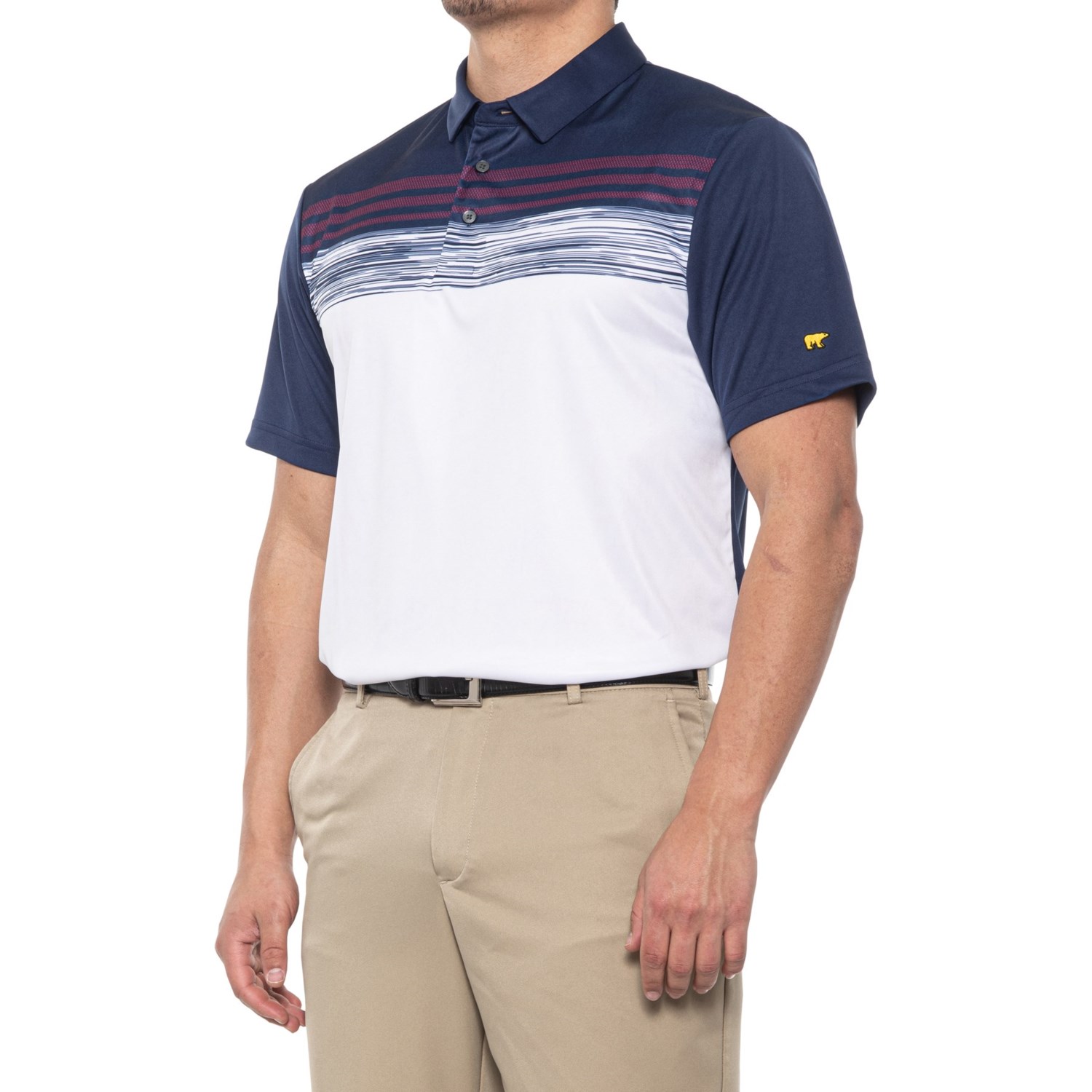 Jack Nicklaus Stacked Space-Dye Polo Shirt (For Men) - Save 32%