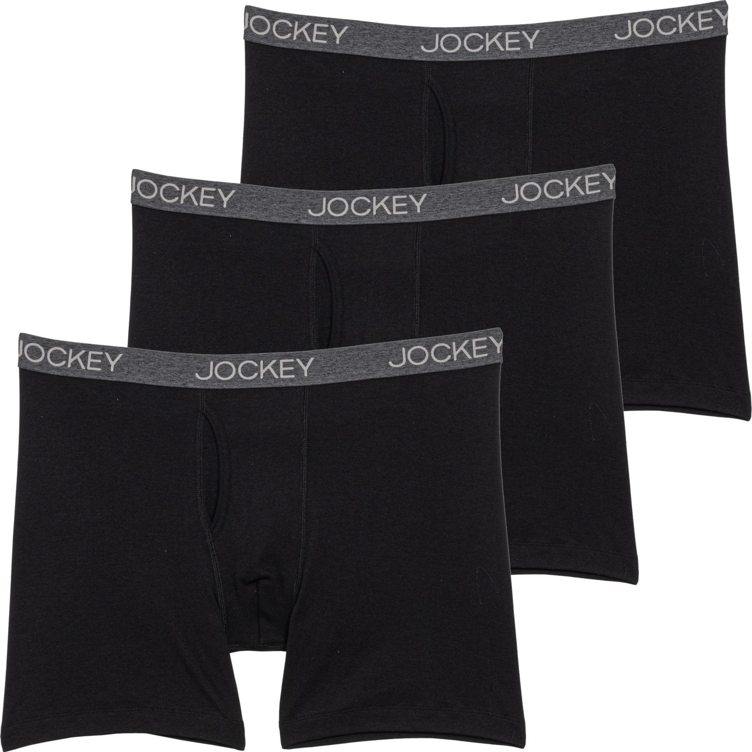 Jockey Cotton-Blend Boxer Briefs - 3-Pack - Save 50%
