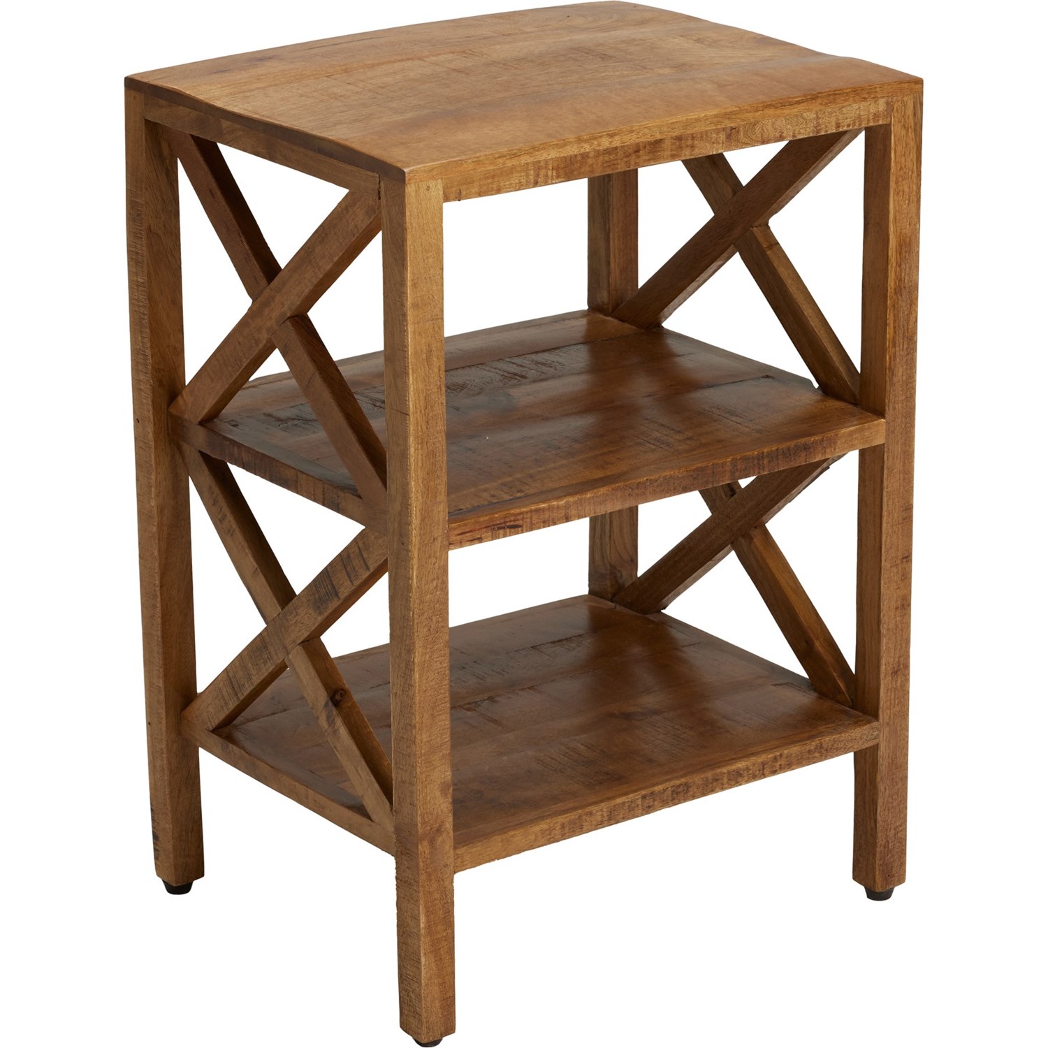 Jofran Solid Mango 3-Tier Table - 17x13.75x24” - Save 33%