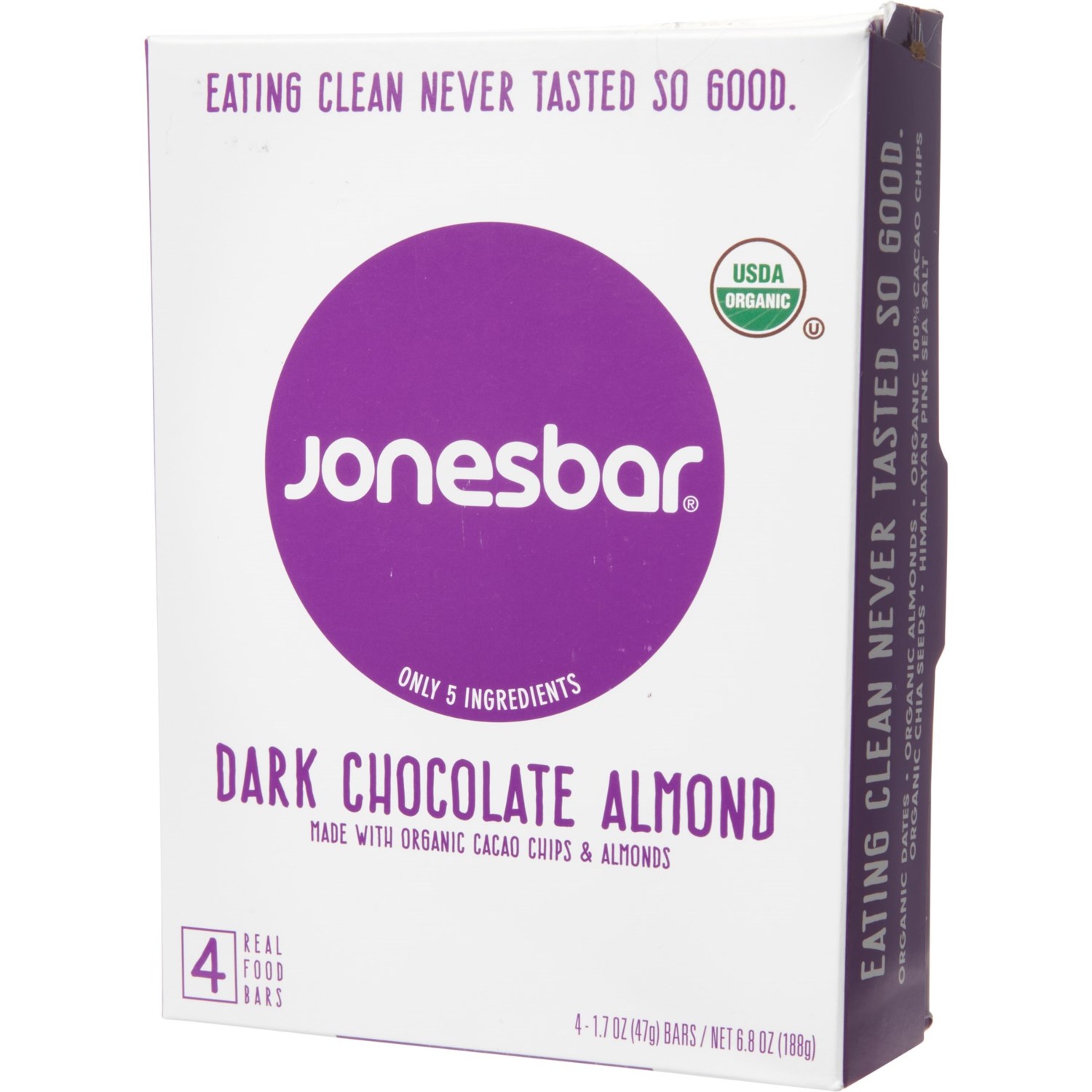 jonesbar Dark Chocolate Almond Bars - 4-Pack - Save 20%