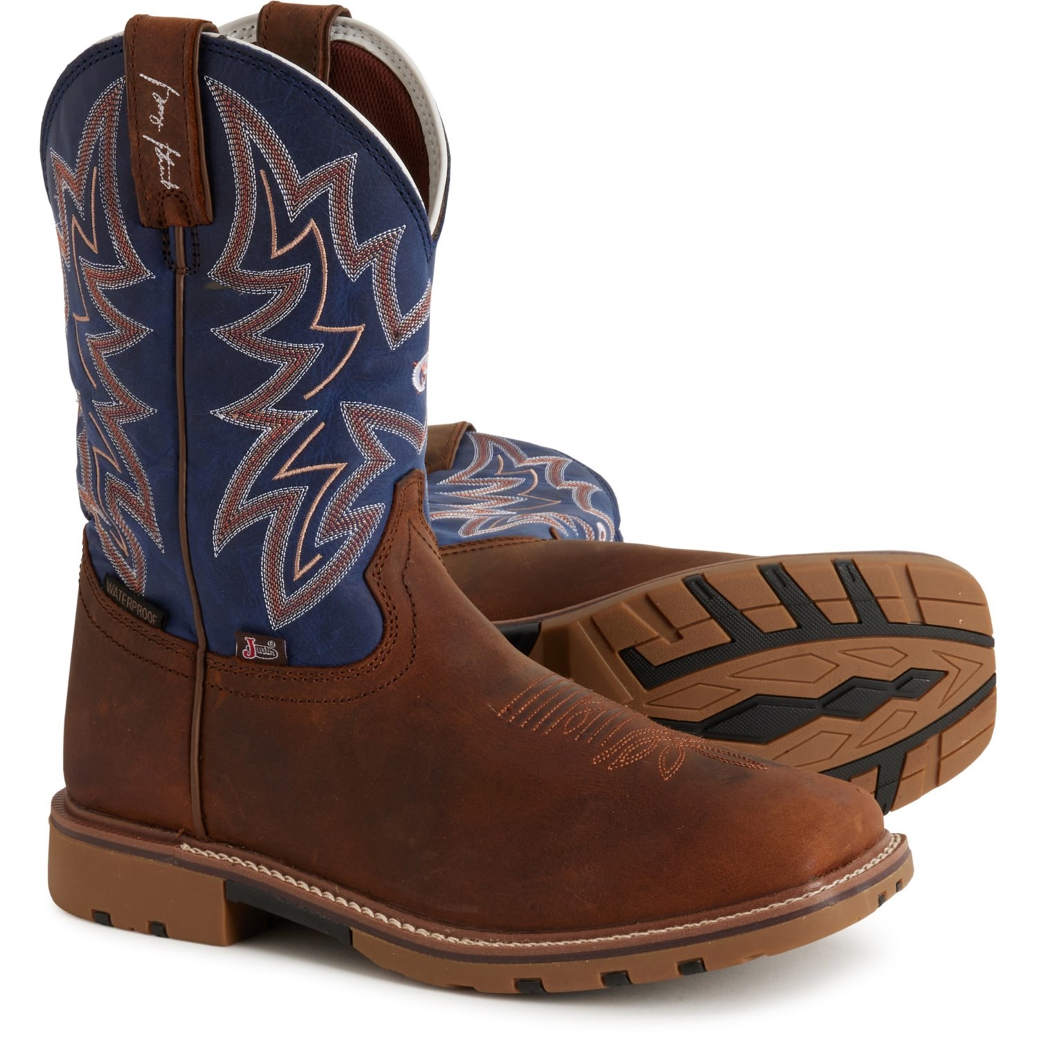Justin George Strait Dusty Cowboy Boots (For Men) - Save 55%