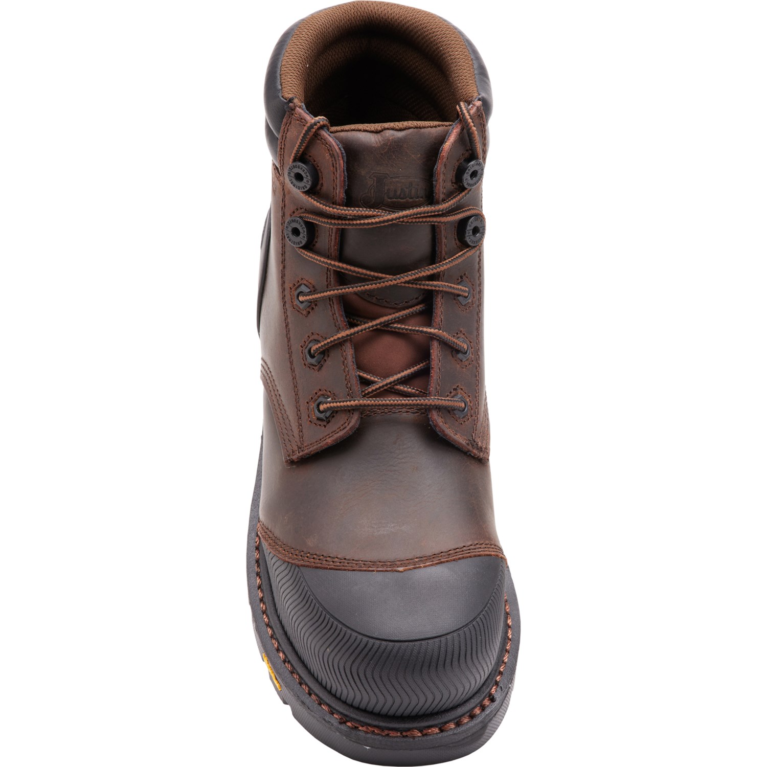 Justin Work Pipefitter 8” Lace-Up Work Boots (For Men) - Save 31%