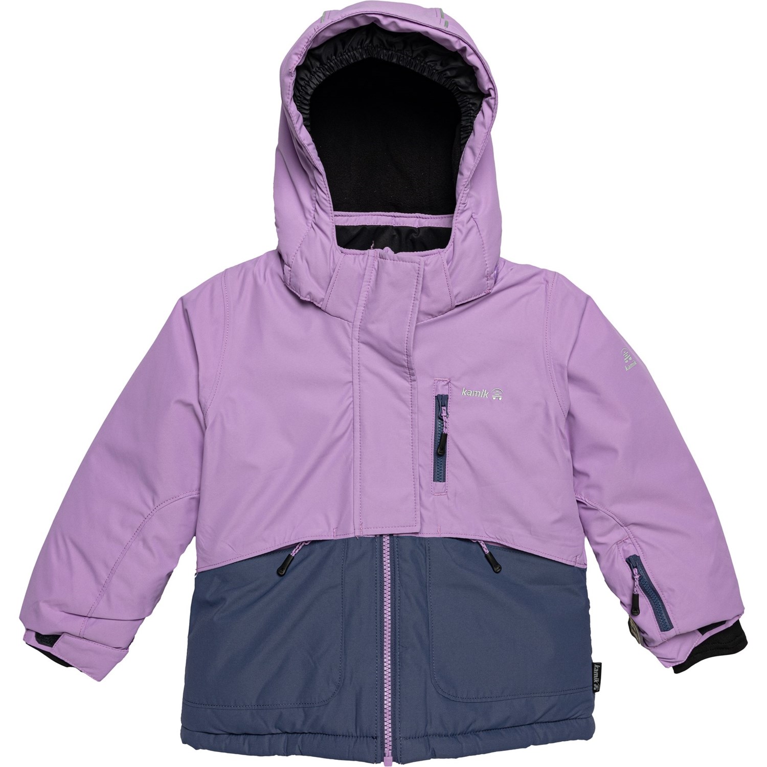 Kamik Big Girls Clover Color-Block Ski Jacket - Waterproof, Insulated ...