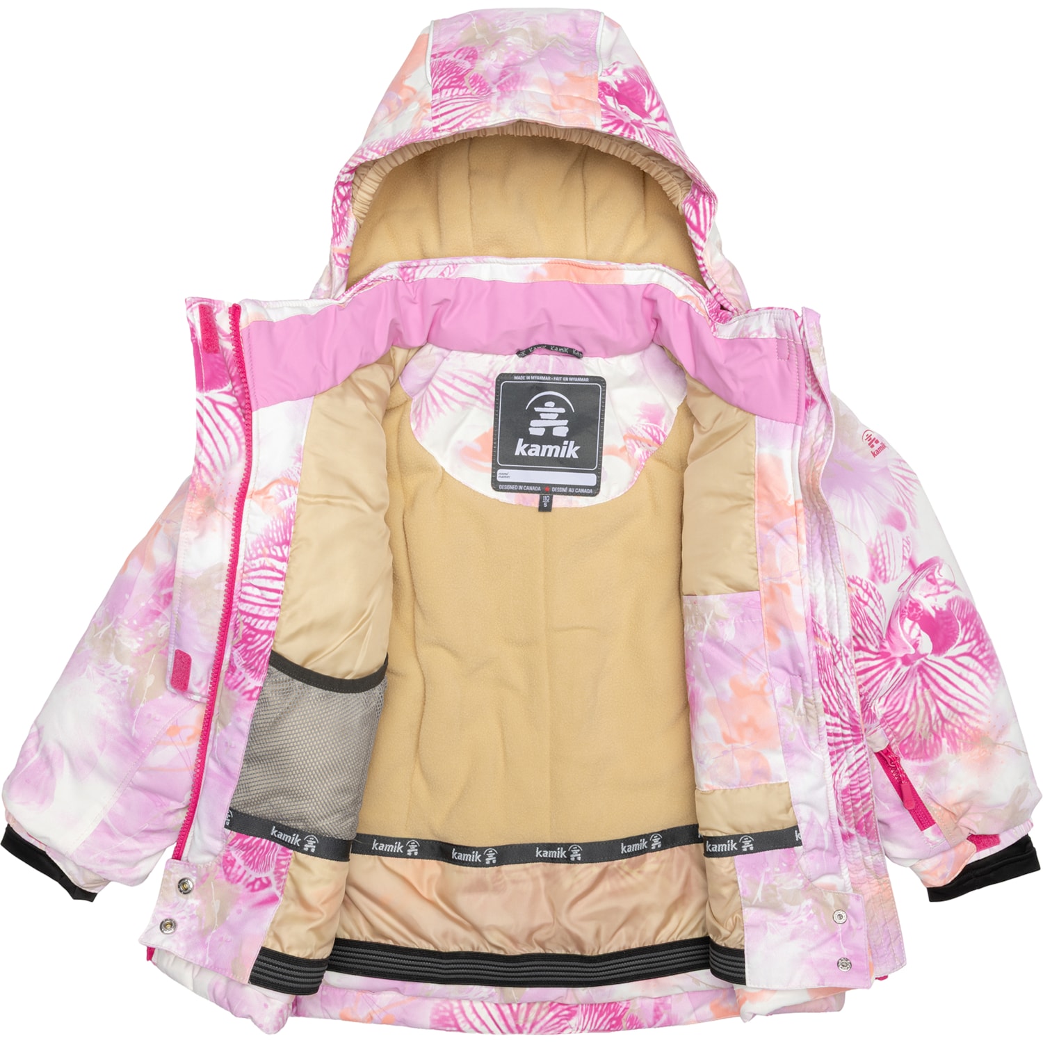Kamik Girls Faerie Floral Ski Jacket - Waterproof, Insulated - Save 60%