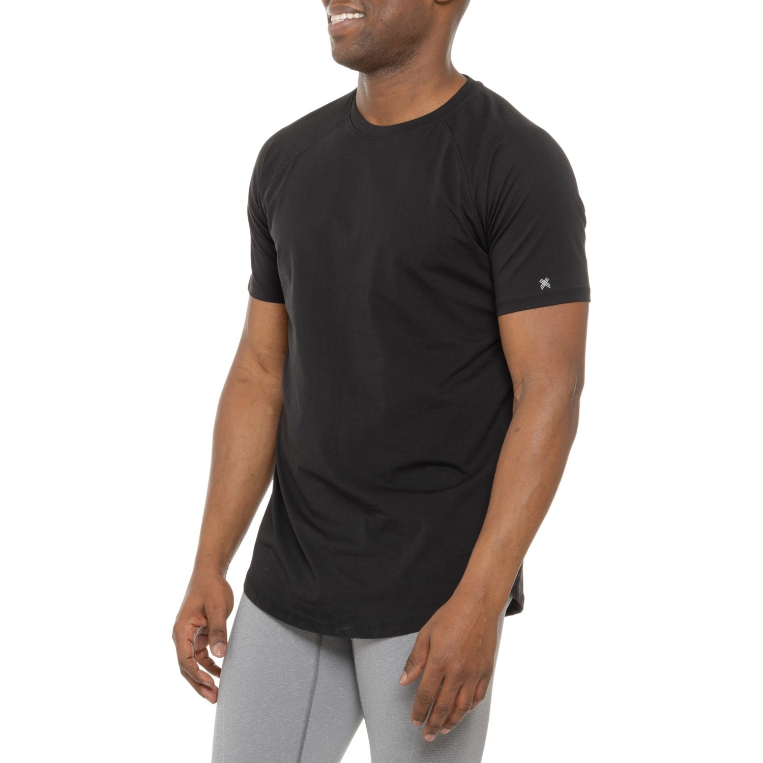 Kenneth Cole Active Moab Cotton Raglan T-Shirt - UPF 50+, Short Sleeve ...