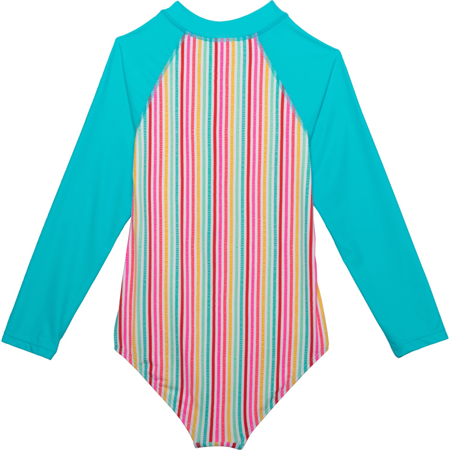 KENSIE GIRL Vertical Stripe Print Unisuit (For Big Girls) - Save 50%