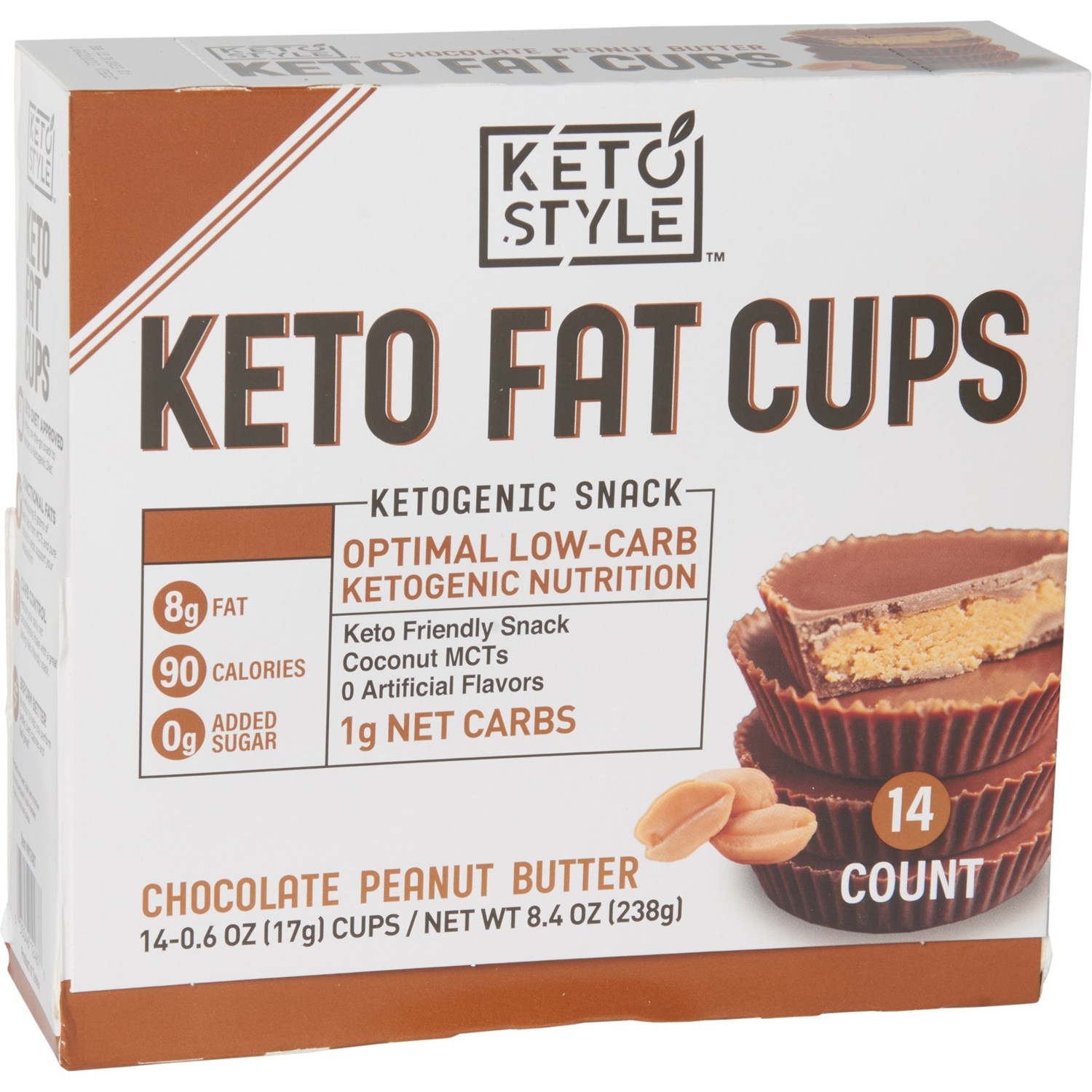 Keto Style Chocolate Peanut Butter Fat Cups - 14-Count - Save 24%