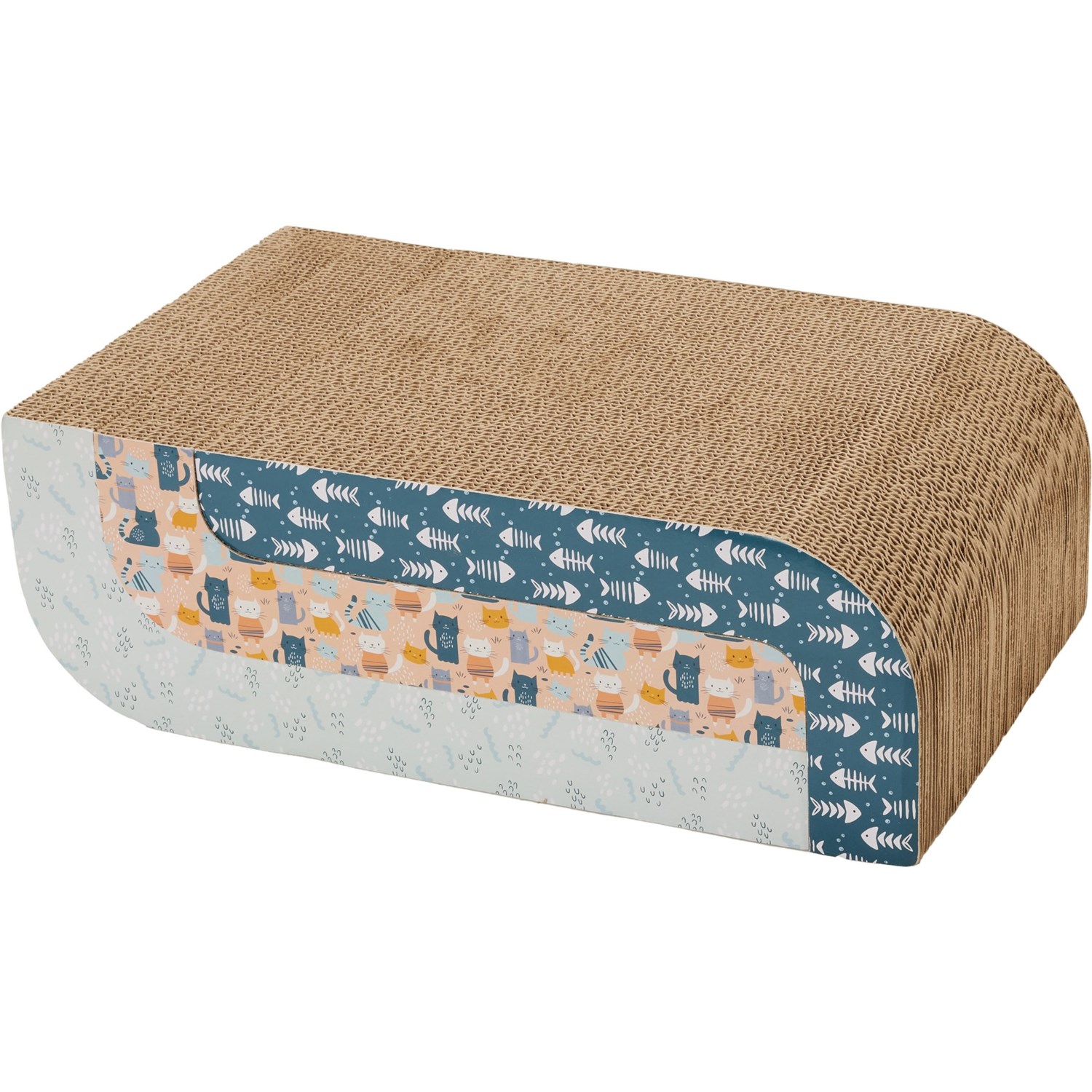 Kitty City Sloped Corrugated Scratchers - 3-Pack, Extra Large - Save 37%