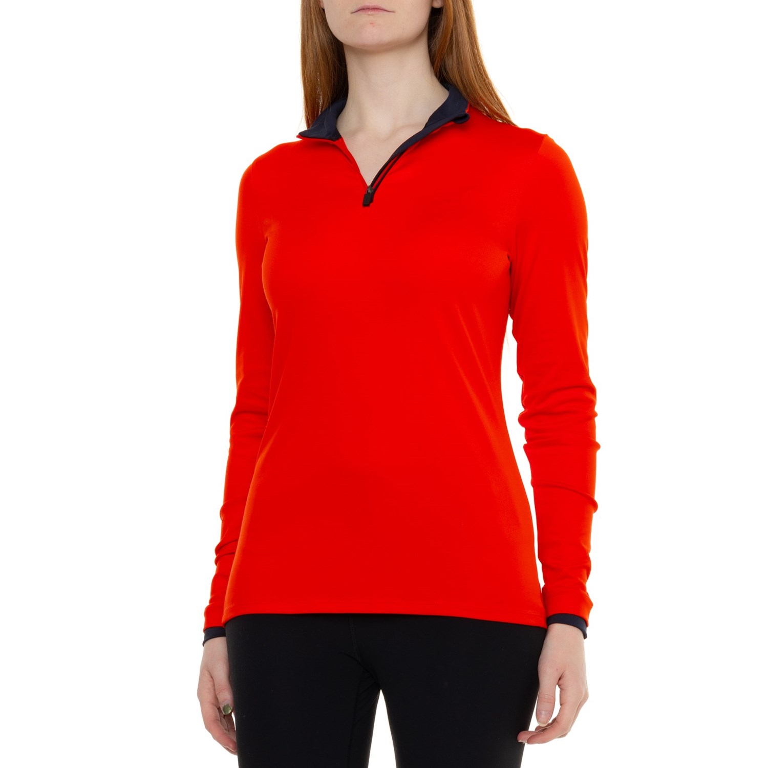 KJUS Feel Base Layer Shirt - Zip Neck, Long Sleeve - Save 69%