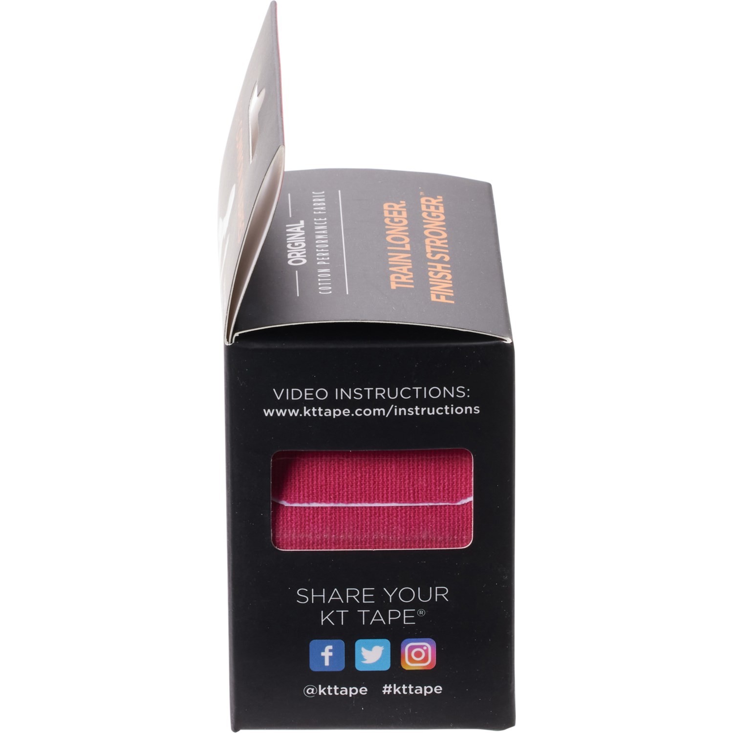 KT Tape Original Cotton Kinesiology Therapeutic Pre-Cut Strips - 12 ...