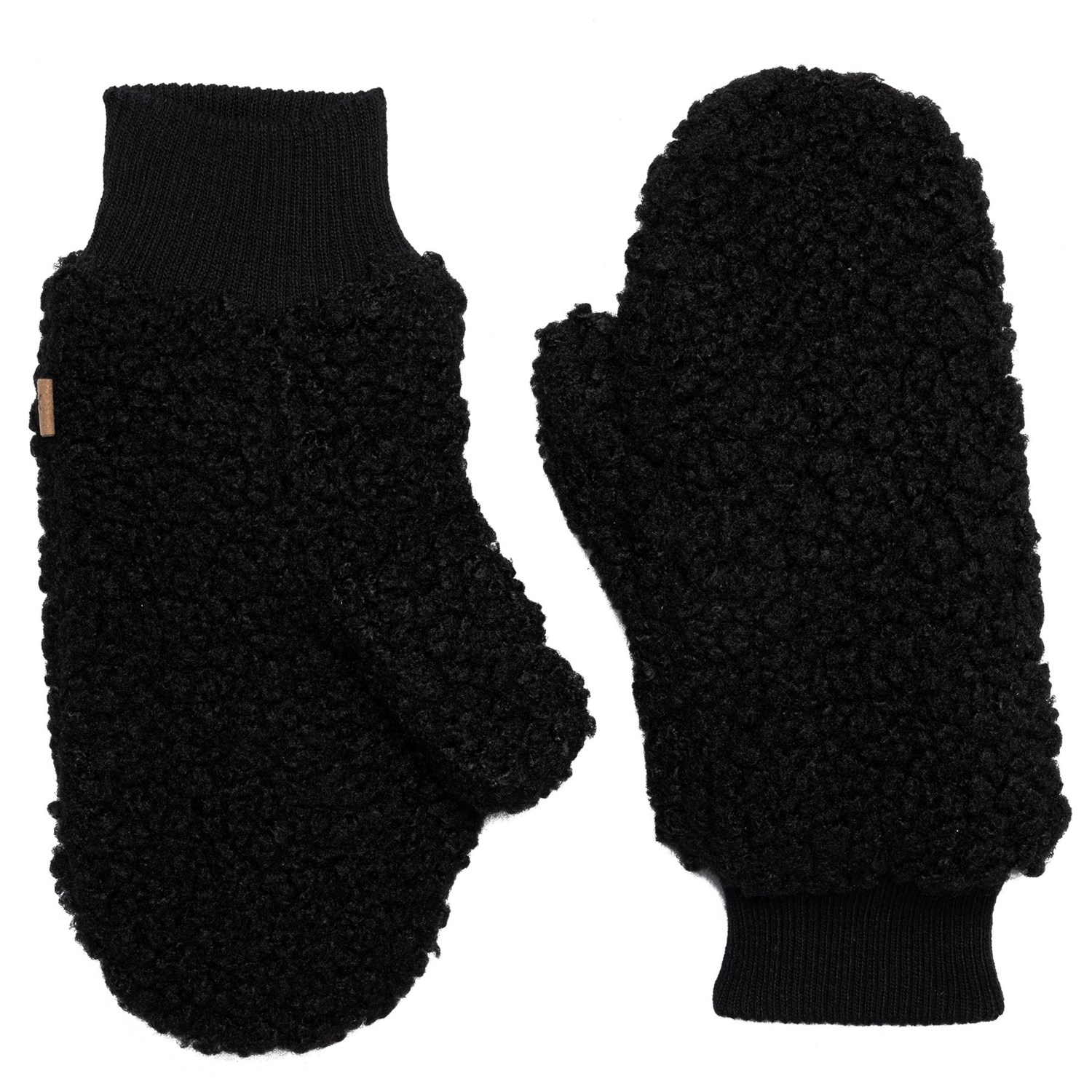 KW Fashion Solid Sherpa Mittens (For Women) - Save 50%