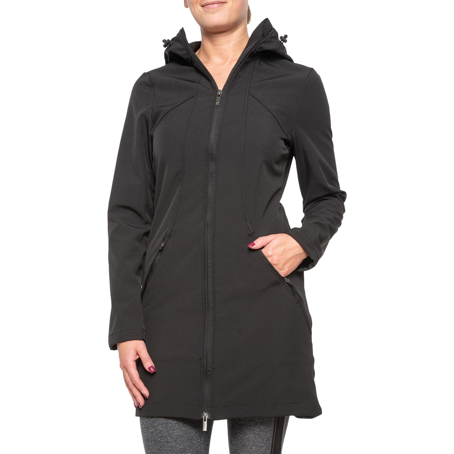 Kyodan Outdoor Long Soft Shell Hooded Jacket (For Women) - Save 46%