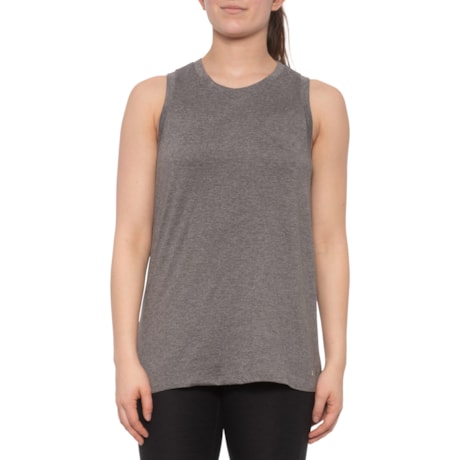 Kyodan Ultra Soft Open-Back Moss Jersey Cropped Tank Top (For Women ...