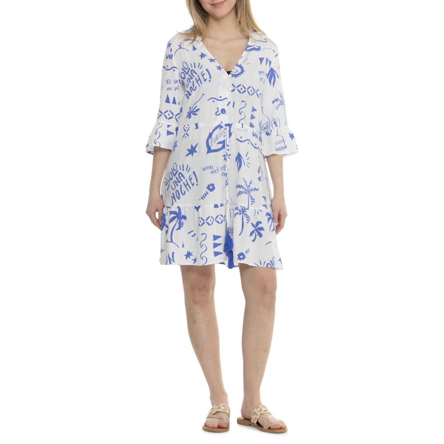 Label of Love Mini Dress - Elbow Sleeve - Save 75%