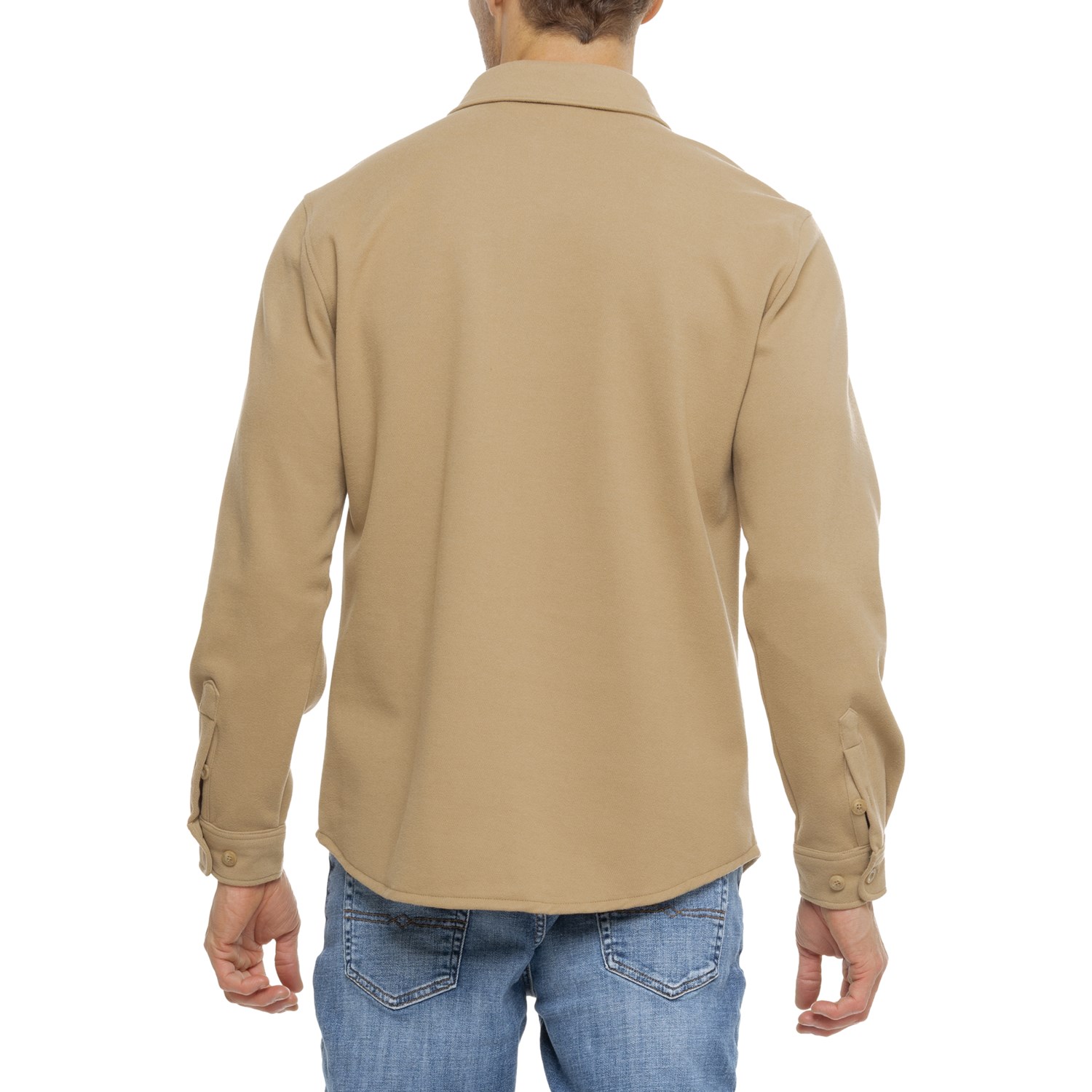 (取寄) ランズエンド ヘイデン モールスキン オーバーシャツ - ロング スリーブ Lands' End Hayden Moleskin Overshirt - Long Sleeve Coastal Sand Lands' End Hayden Moleskin Overshirt - Long Sleeve