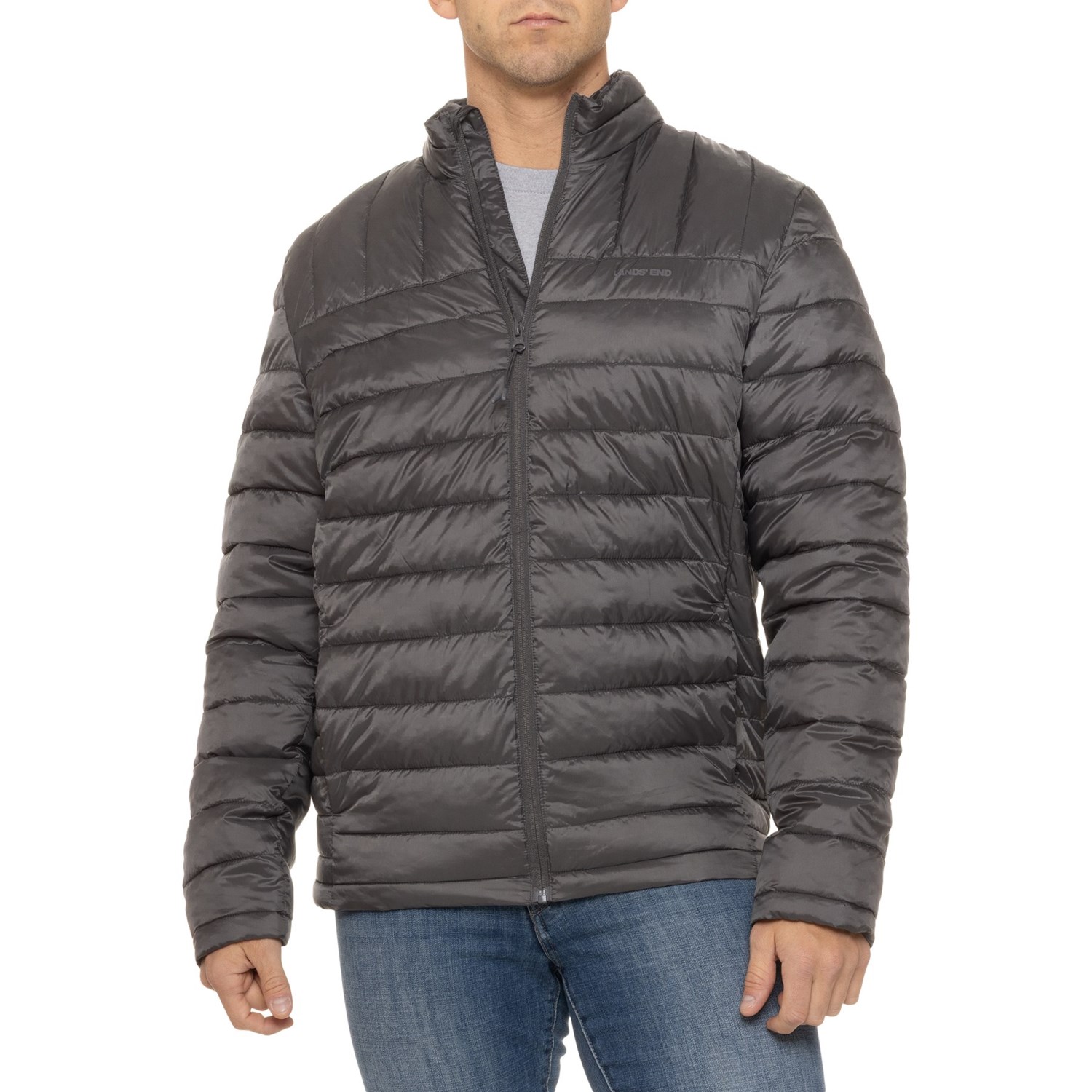 Lands' End Packable Puffer Jacket - Insulated