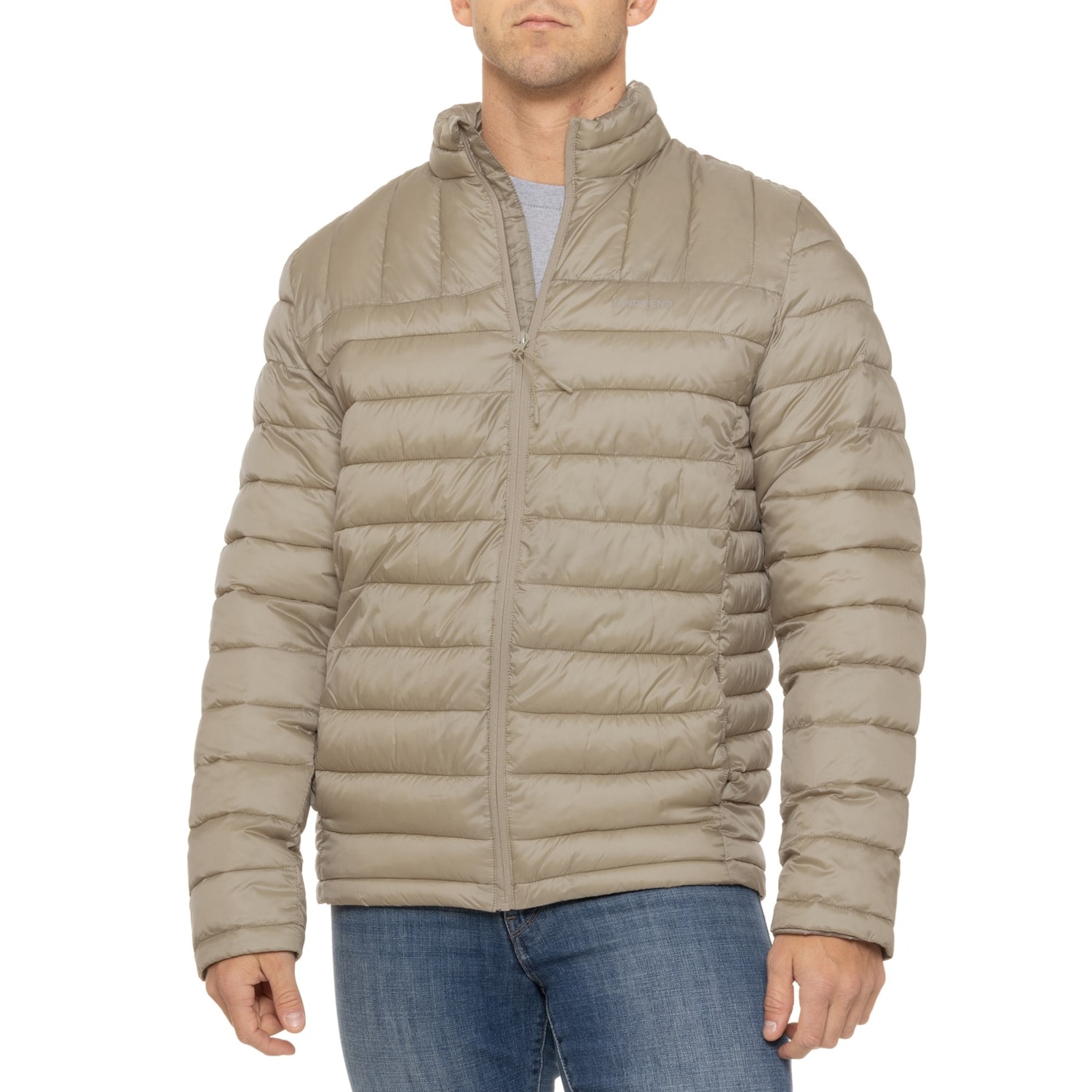 Lands' End Packable Puffer Jacket - Insulated