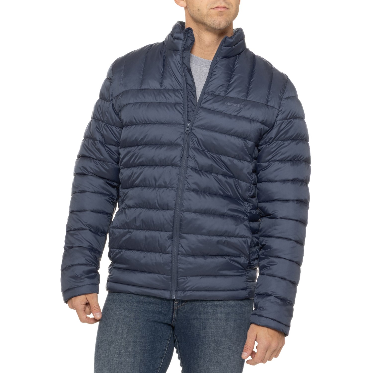 Lands' End Packable Puffer Jacket - Insulated