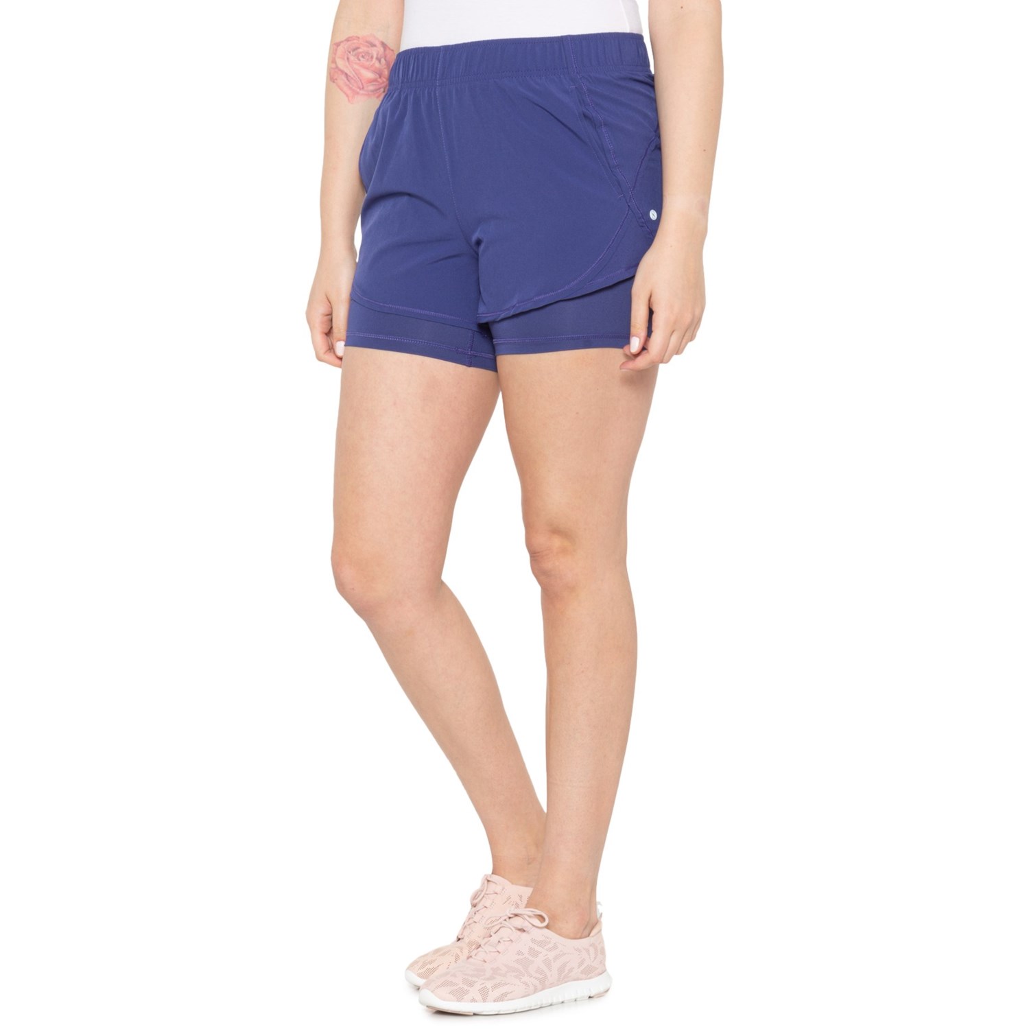 Layer 8 Cross Country 2Fer Running Shorts (For Women) - Save 25%