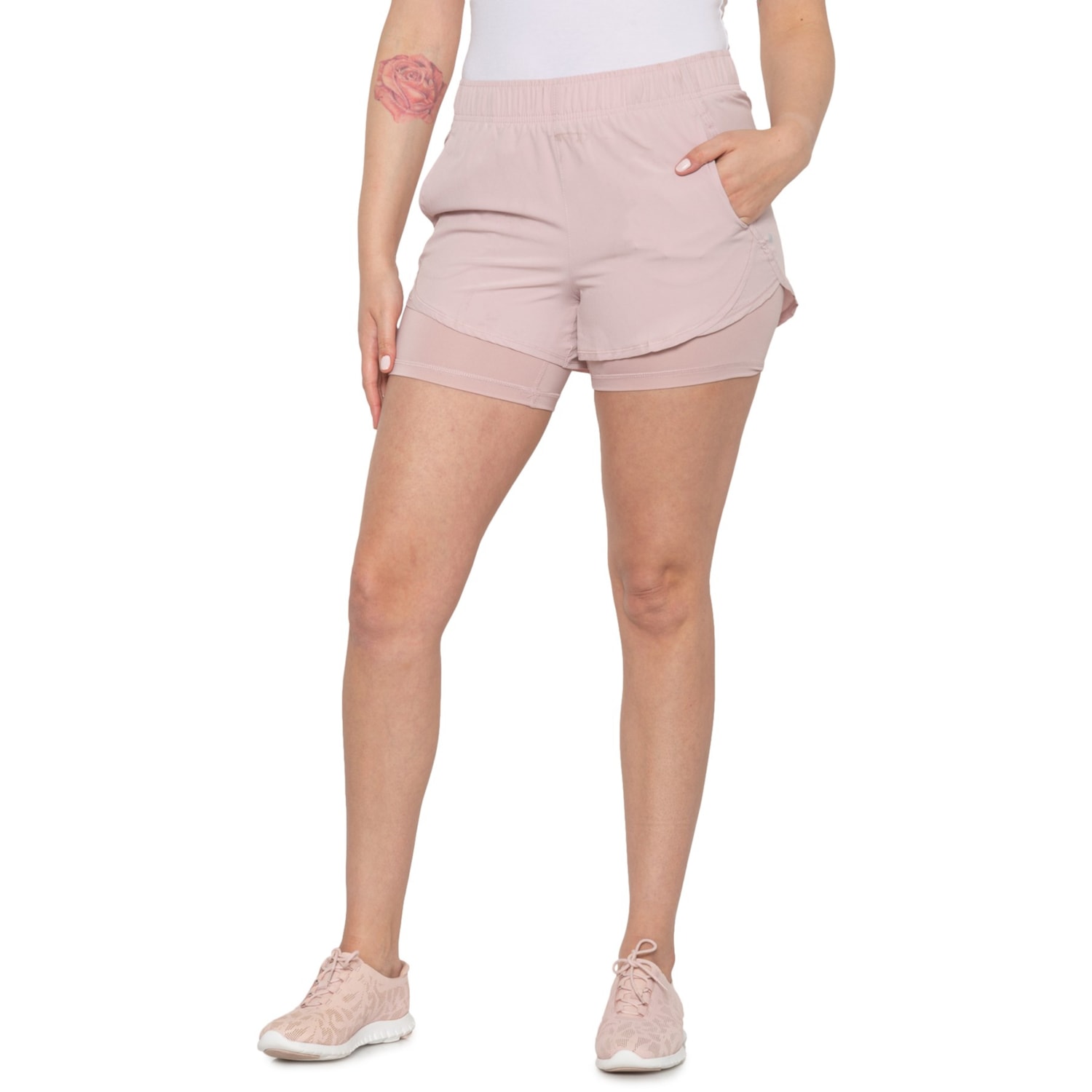 Layer 8 Cross Country 2Fer Running Shorts - Built-In Liner - Save 50%