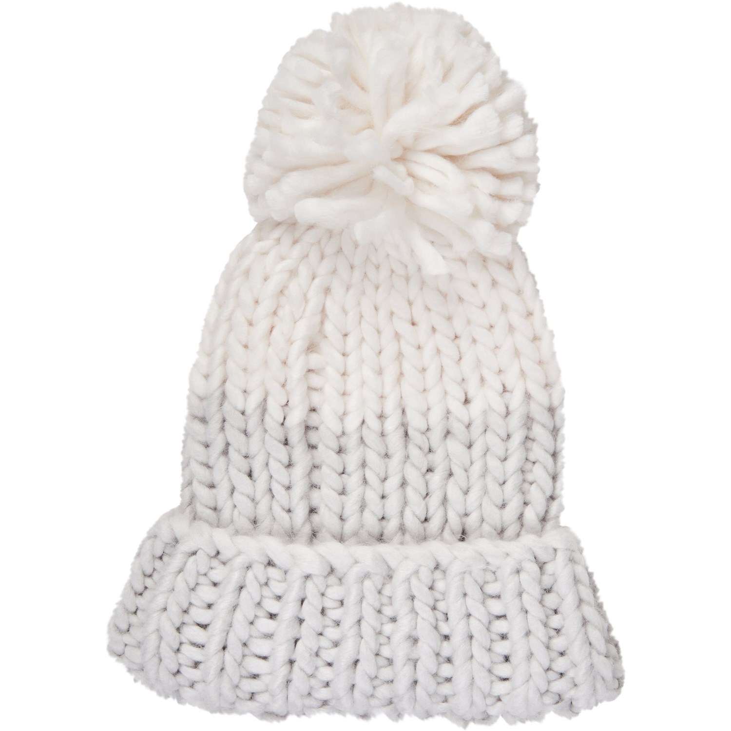 Lemon Color-Block Hand-Knit Beanie (For Women) - Save 37%