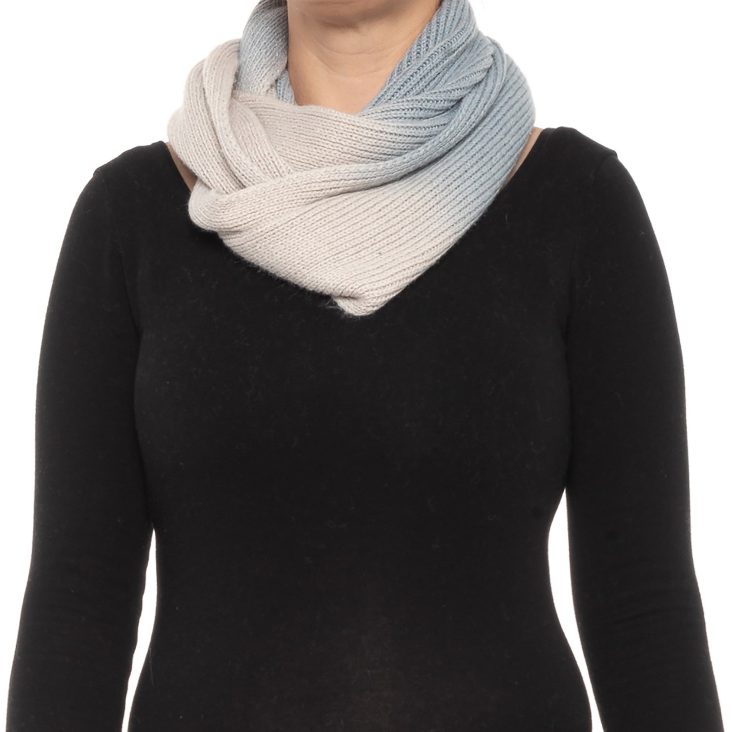 Lemon Dip-Dye Infinity Scarf (For Women) - Save 35%