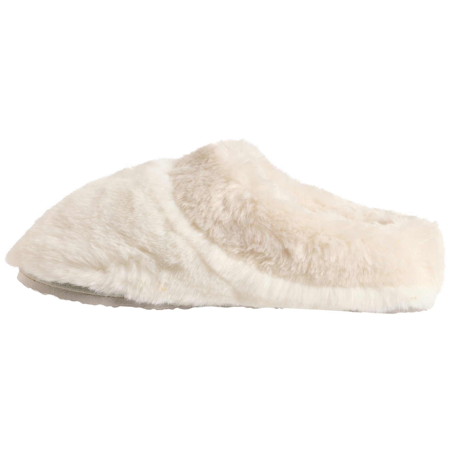 Lemon Lux Faux-Fur Scuff Slippers (For Women) - Save 77%