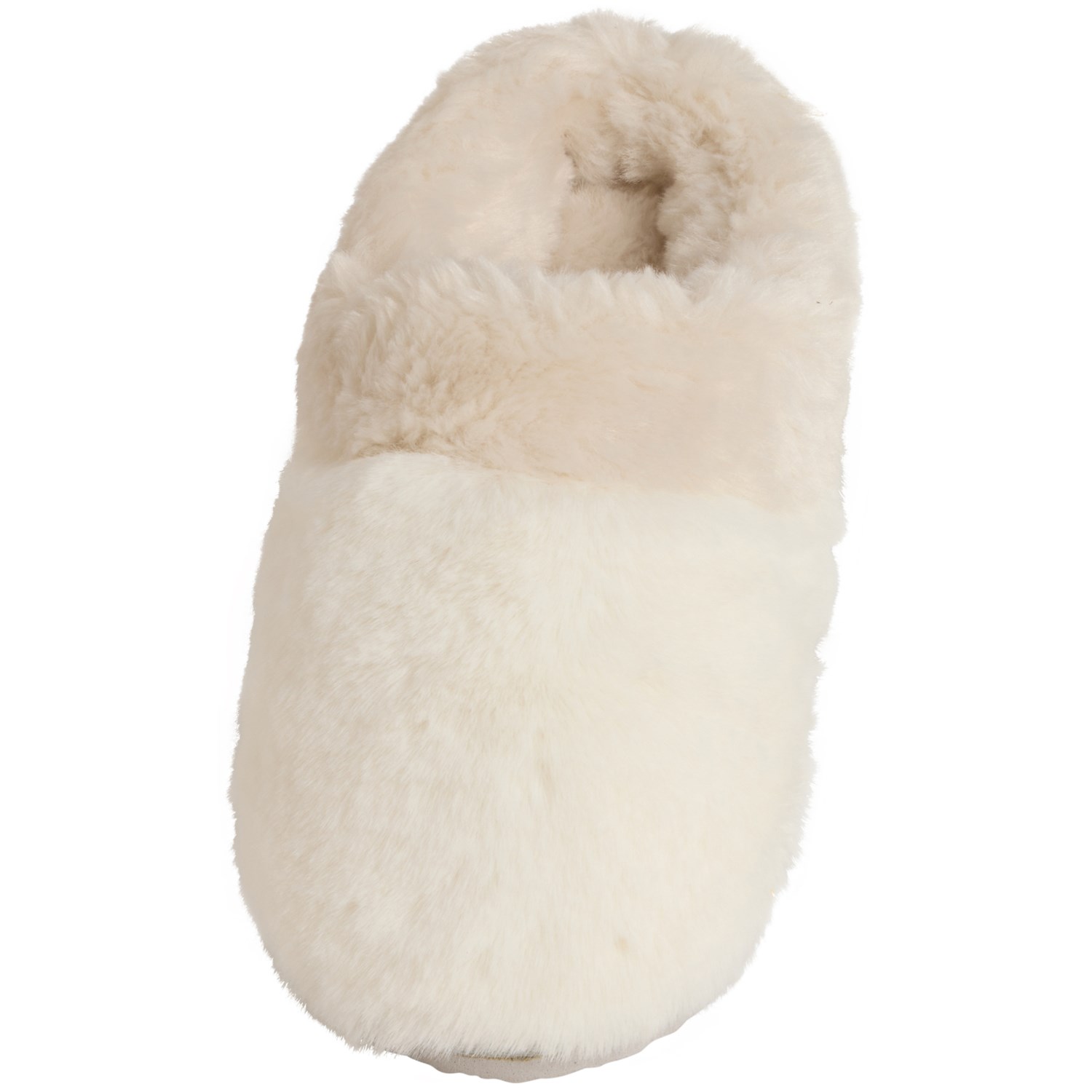 Lemon Lux Faux-Fur Scuff Slippers (For Women) - Save 77%