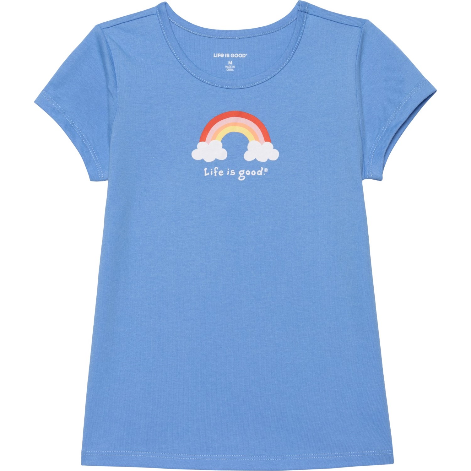 Life is Good® Big Girls Rainbow T-Shirt - Short Sleeve - Save 50%