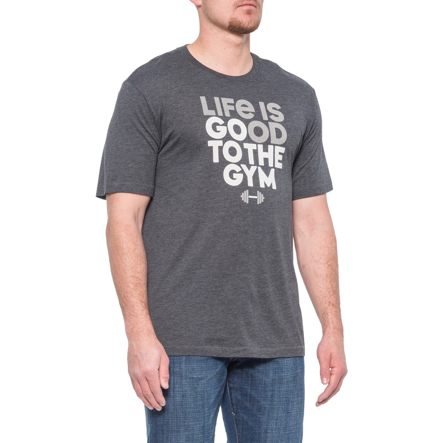 Life is good® Go to the Gym Cool T-Shirt (For Men) - Save 64%