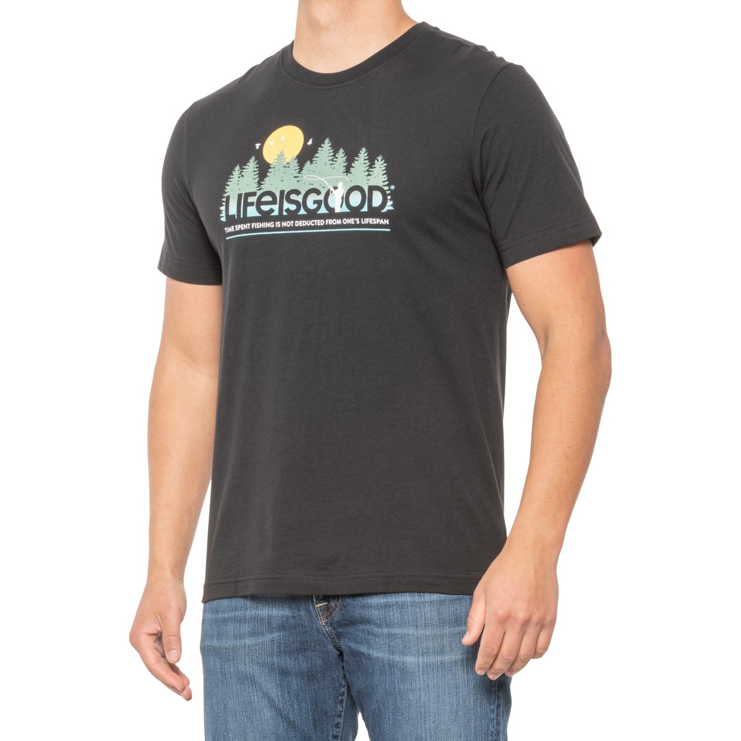 Life is good® Lifespan Fishing T-Shirt (For Men) - Save 40%