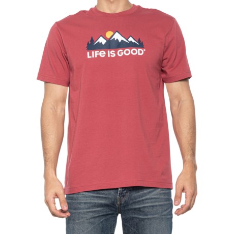 Life is good® Mountains T-Shirt (For Men) - Save 37%