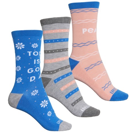 LIFE IS GOOD Novelty Cushioned Socks (For Women) - Save 33%