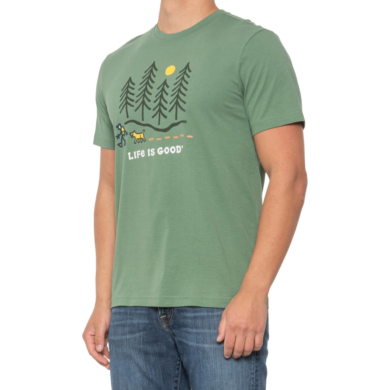 Life is good® Scenic Mountain Vista T-Shirt (For Men) - Save 40%