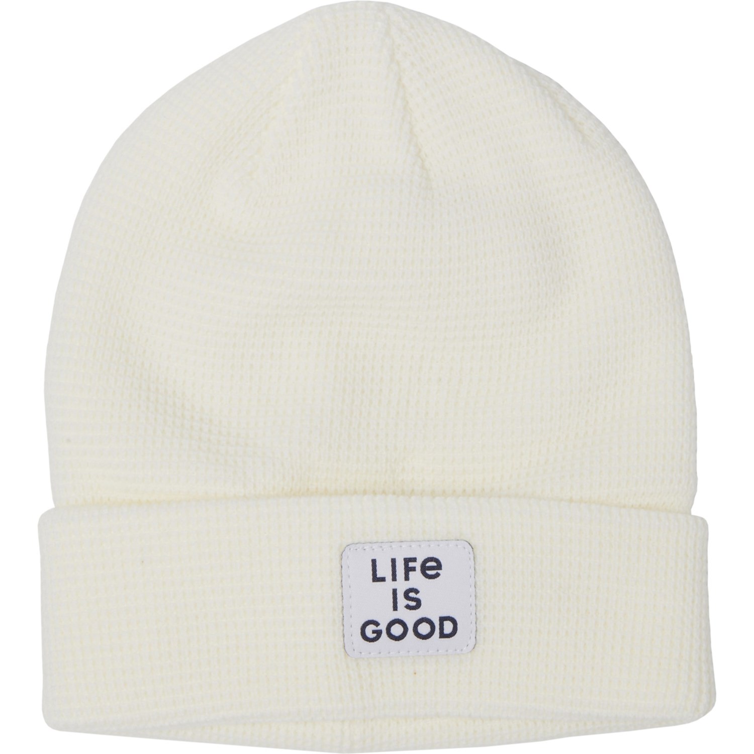 Life is Good® Waffle Knit Cuffed Beanie (For Women) - Save 60%