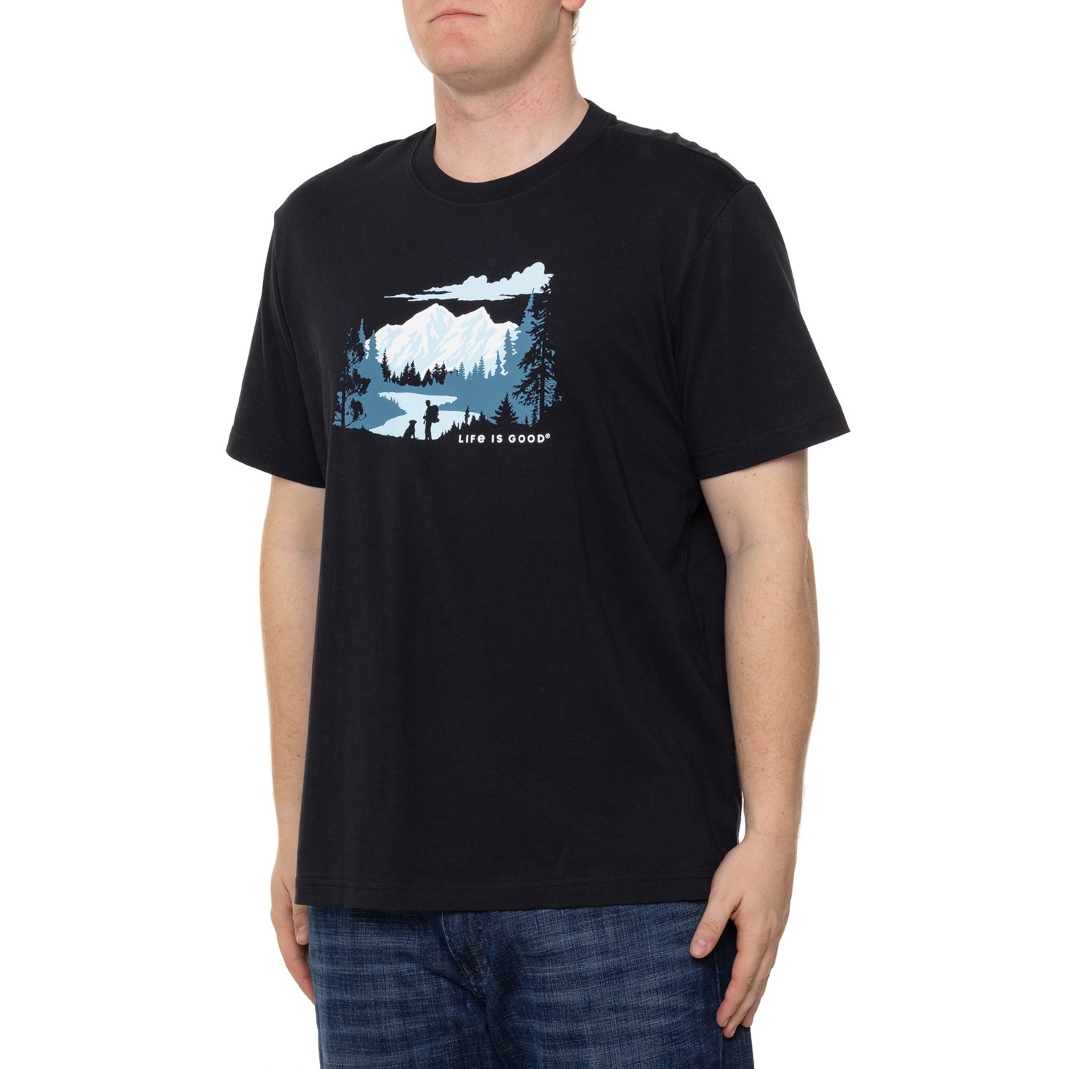 Life is Good® Winter Hike Classic T-Shirt - Short Sleeve - Save 56%