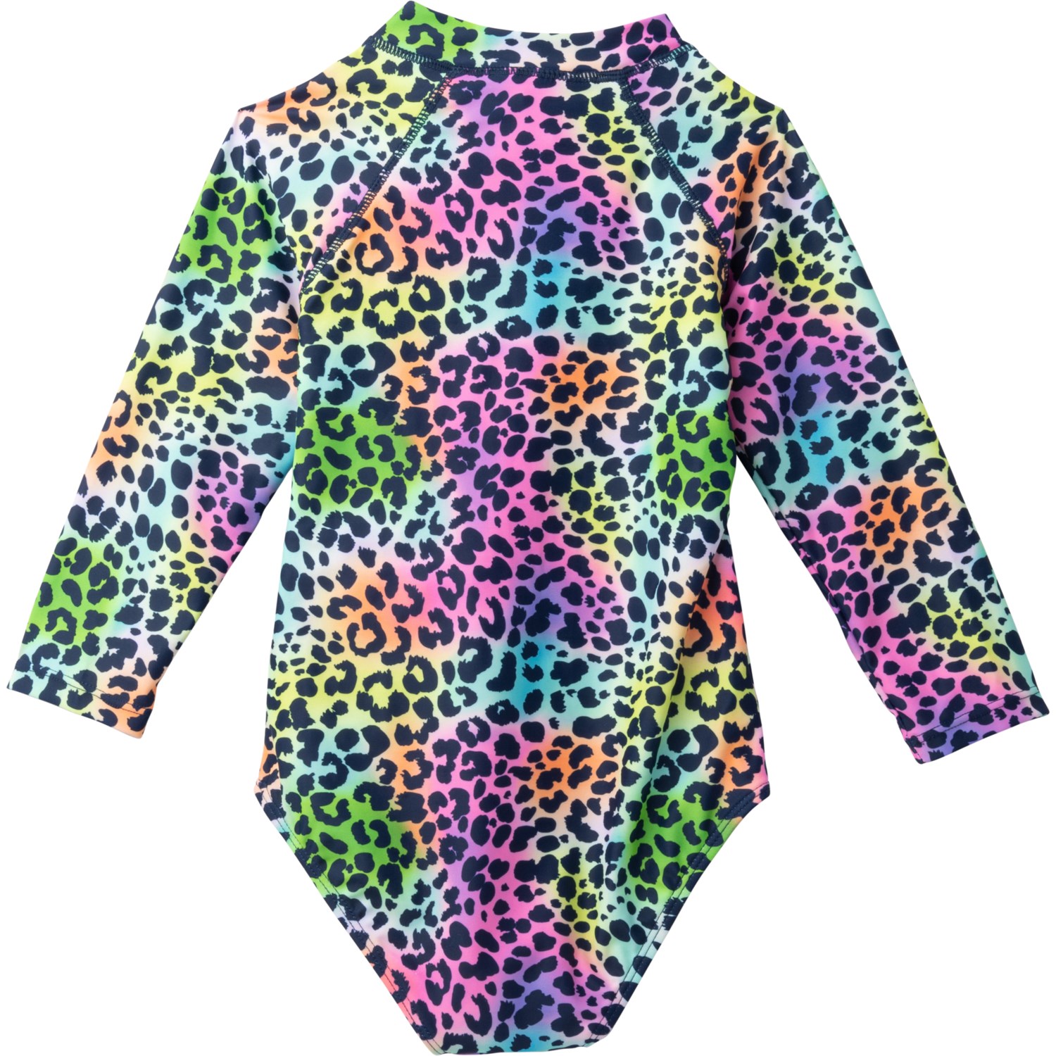 Limited Too Little Girls Ombre Cheetah One-Piece Rash Guard - UPF 50 ...