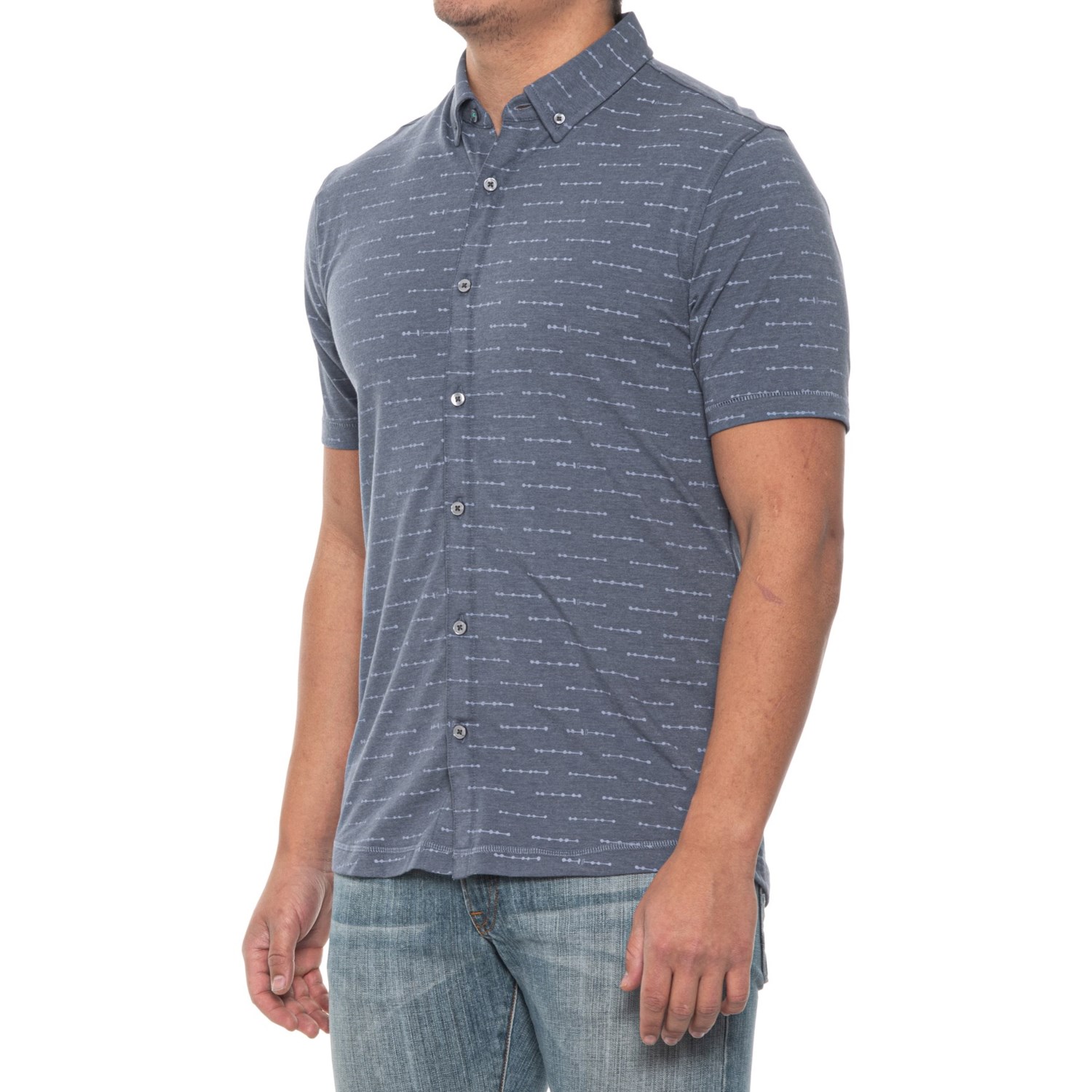 LINKSOUL Anza Dash Print Shirt (For Men) - Save 40%