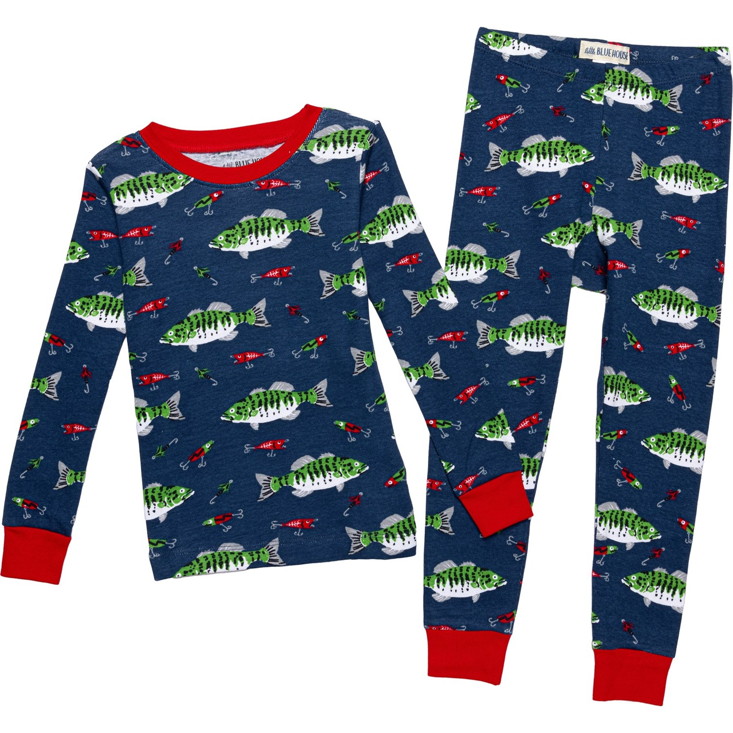 Little Blue House by Hatley Boys Gone Fishing Pajamas - Long Sleeve ...