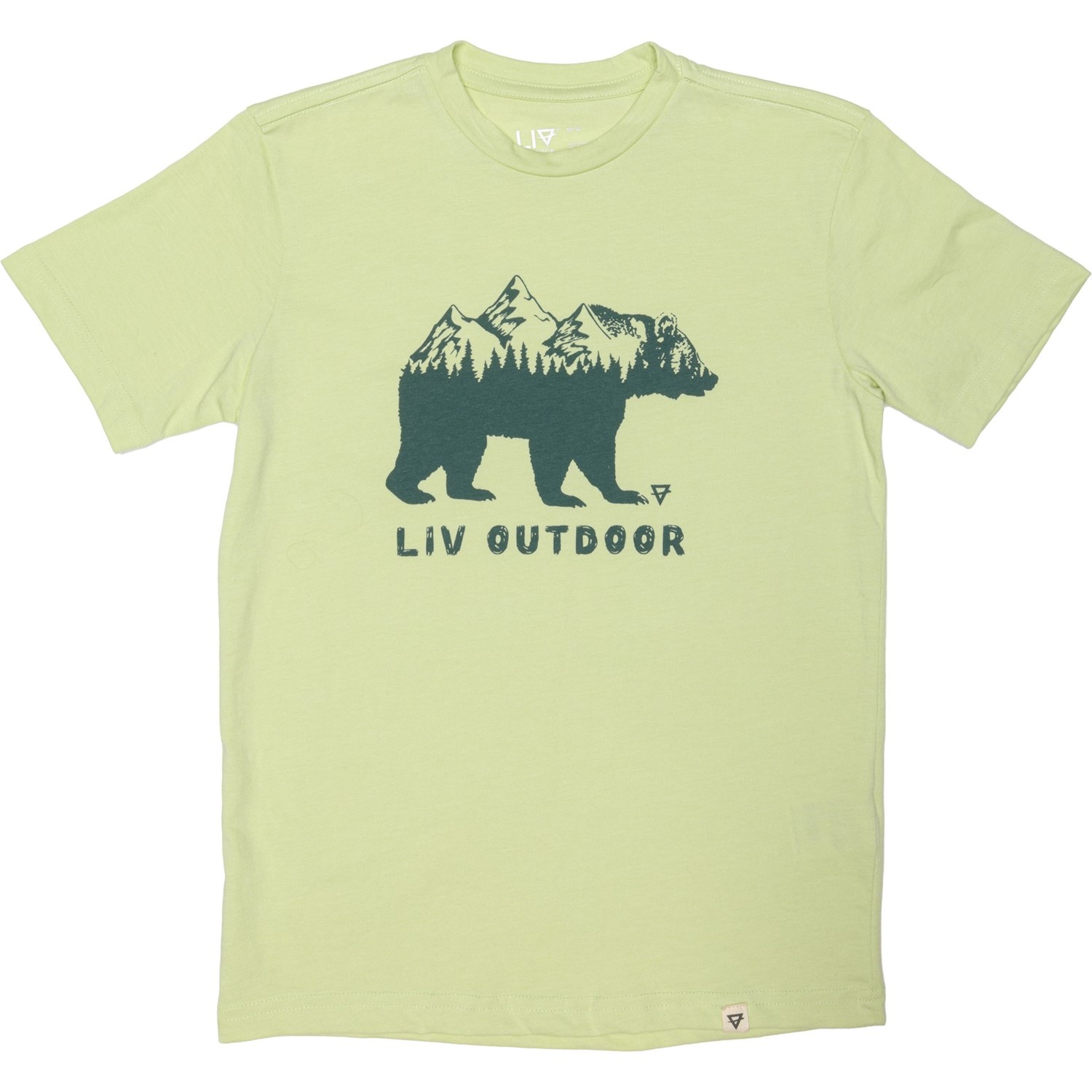 LIV OUTDOOR Big Boys Bear Mountain Graphic T-Shirt - Short Sleeve - Save 46%