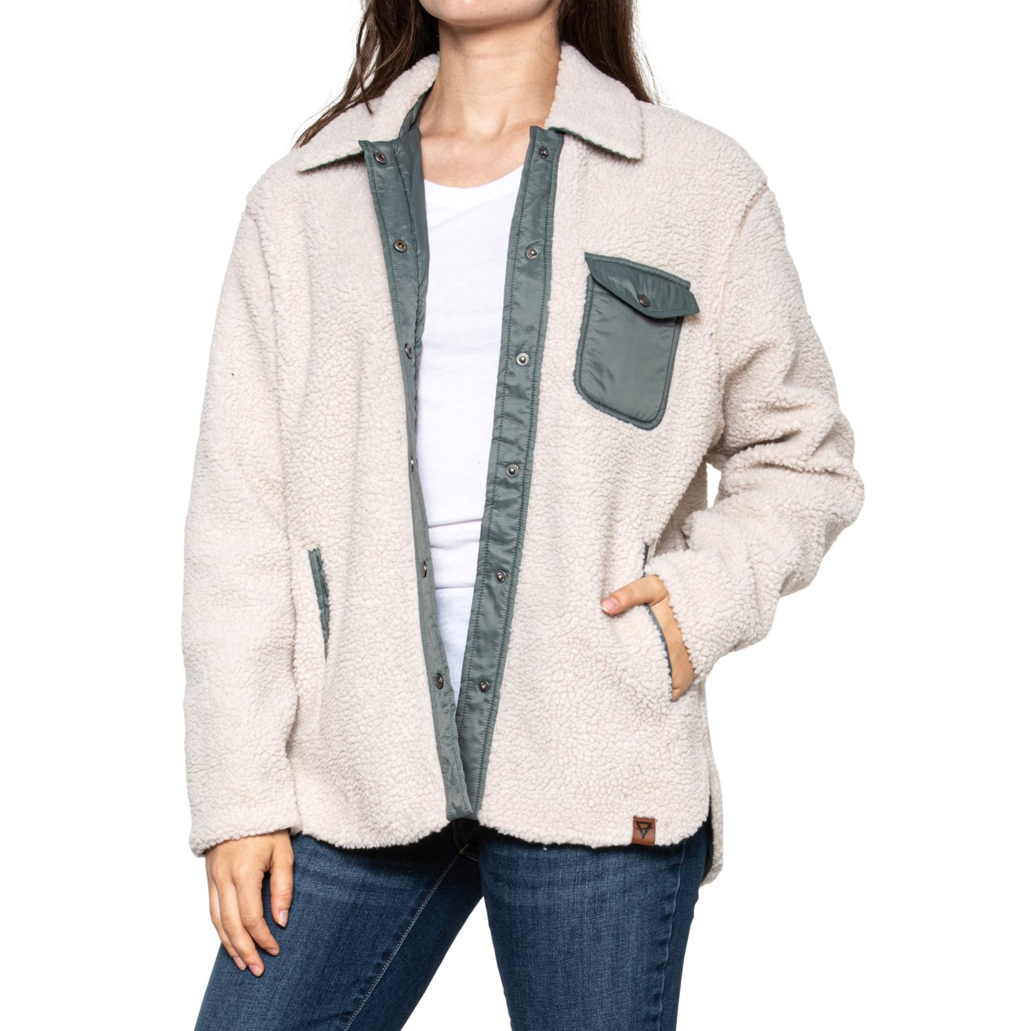 LIV OUTDOOR Cora Berber Sherpa Shacket - Save 27%