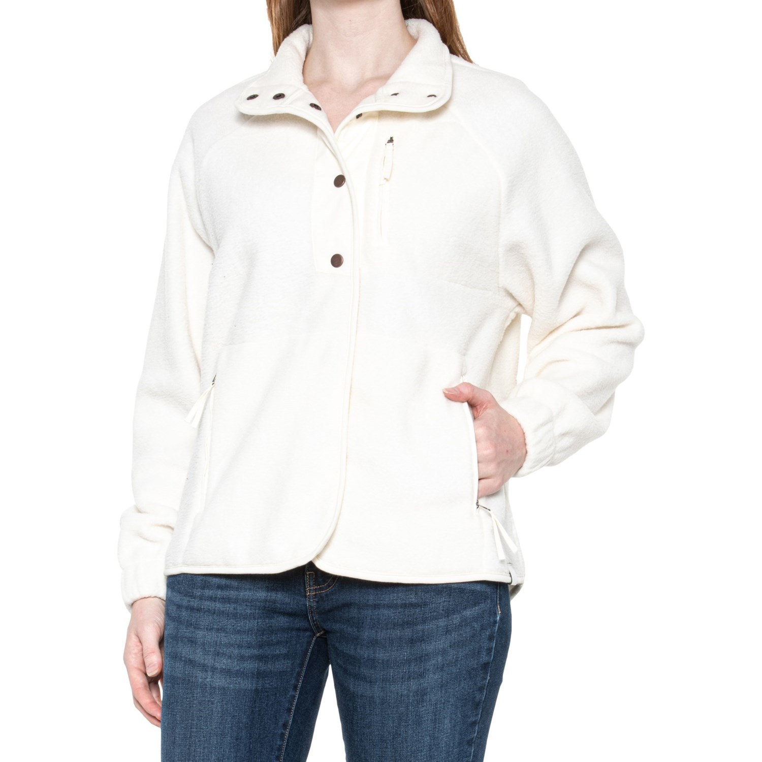 LIV OUTDOOR Dusk Snap-Front Fleece Jacket - Save 33%