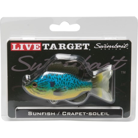 Live Target Swimbait Sunfish Soft Body Lure -3.5” - Save 23%