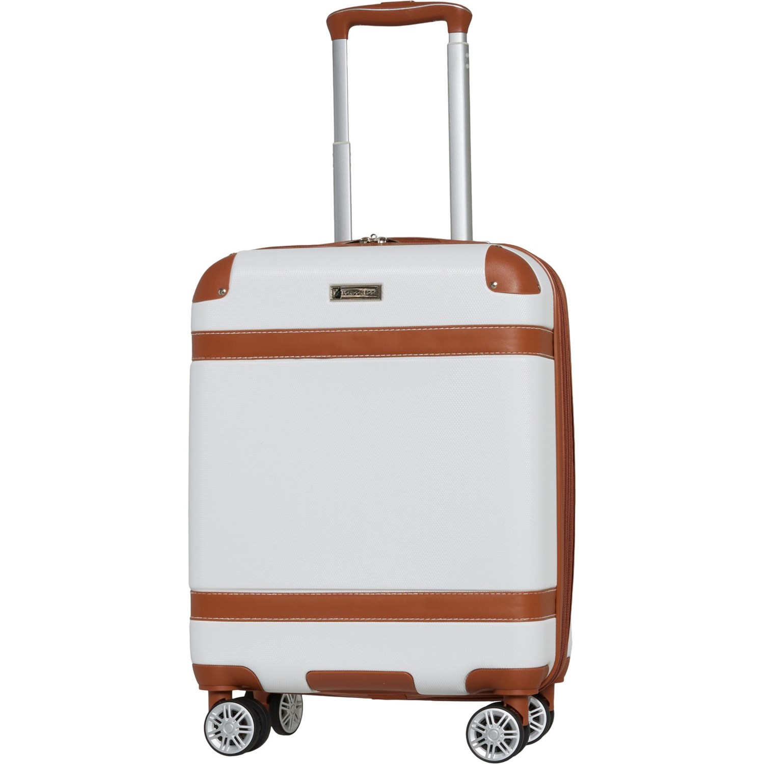 London Fog 20” Vintage II Carry-On Spinner Suitcase - Hardside ...