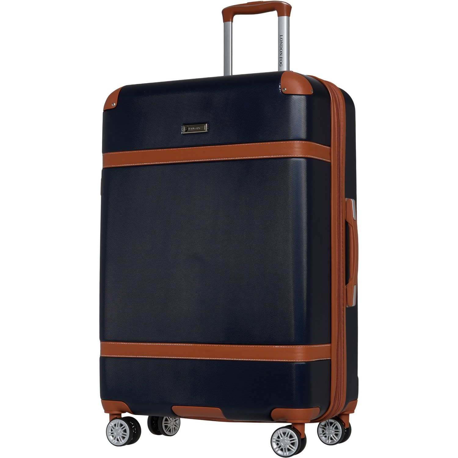 London Fog 28” Vintage II Spinner Suitcase - Hardside, Expandable ...